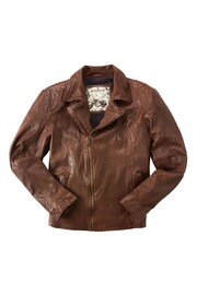 Buy Joe Browns Brown Burner Leather Jacket from the Next UK online shop