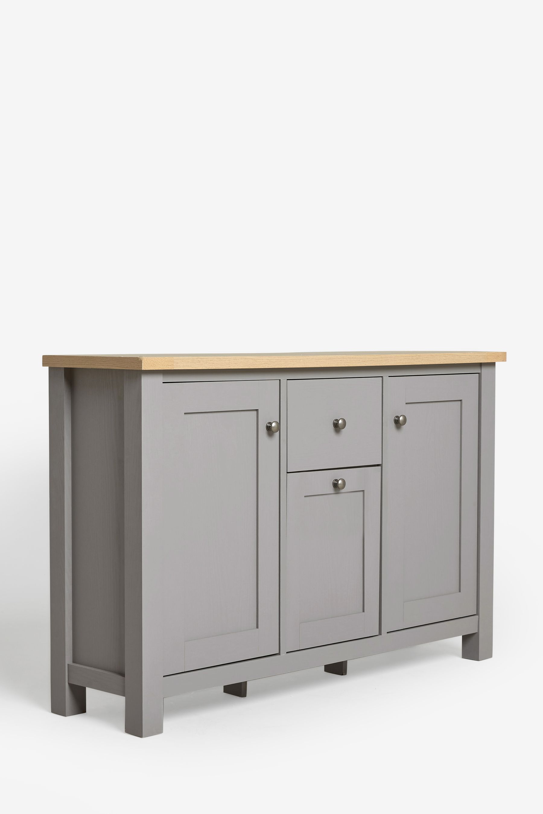 Buy Dove Grey Malvern Oak Effect Large Sideboard from the Next UK ...