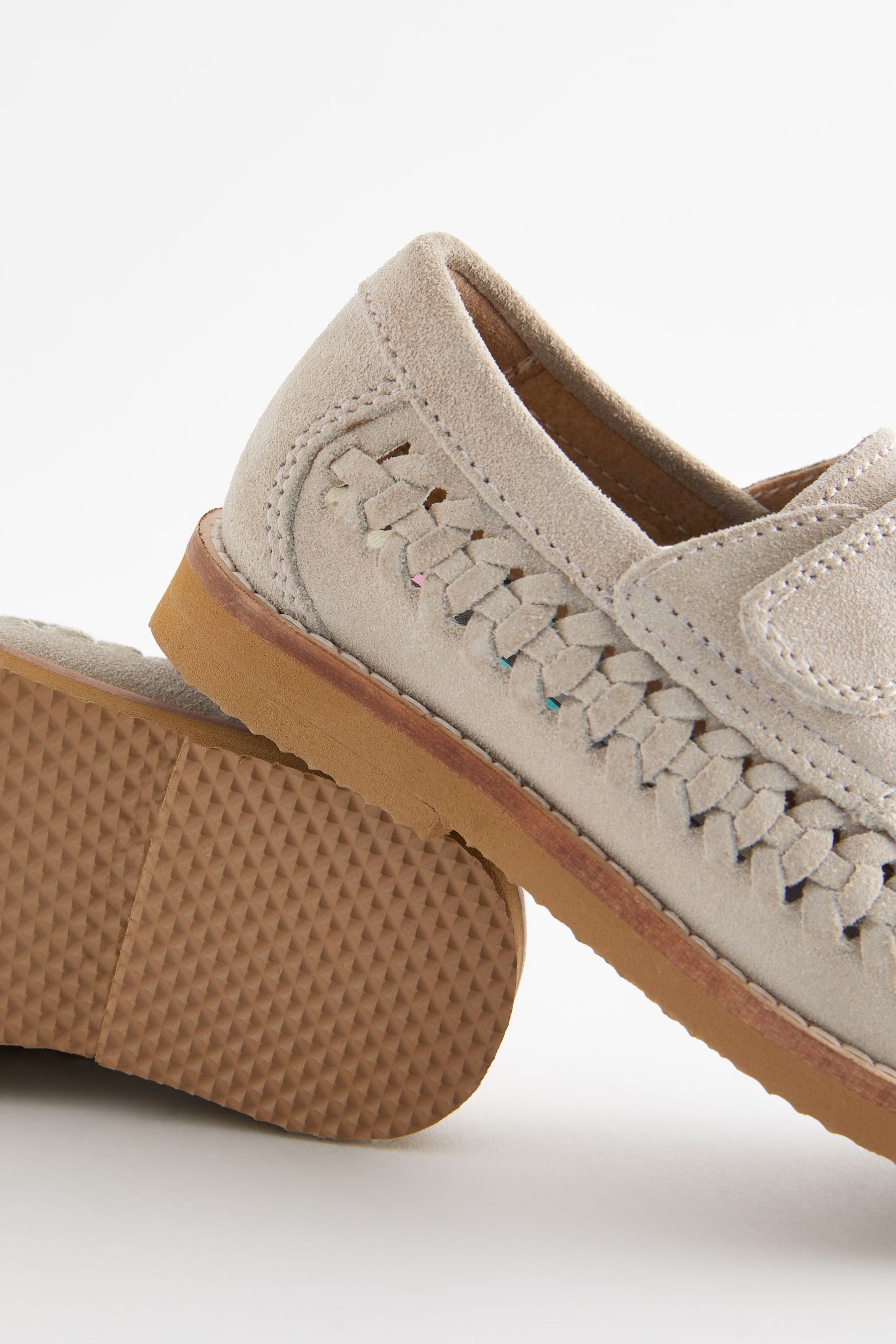 Buy Stone Neutral Woven Loafers from the Next UK online shop