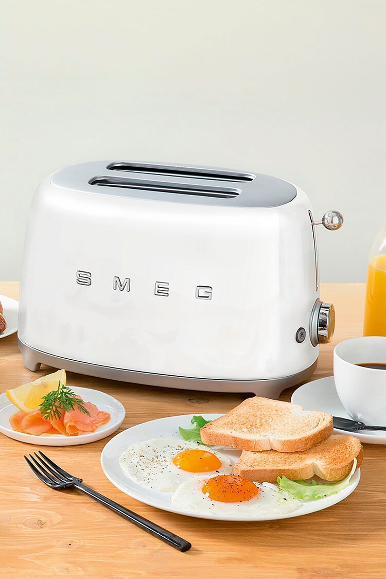 Buy Smeg White 2 Slice Toaster from the Next UK online shop