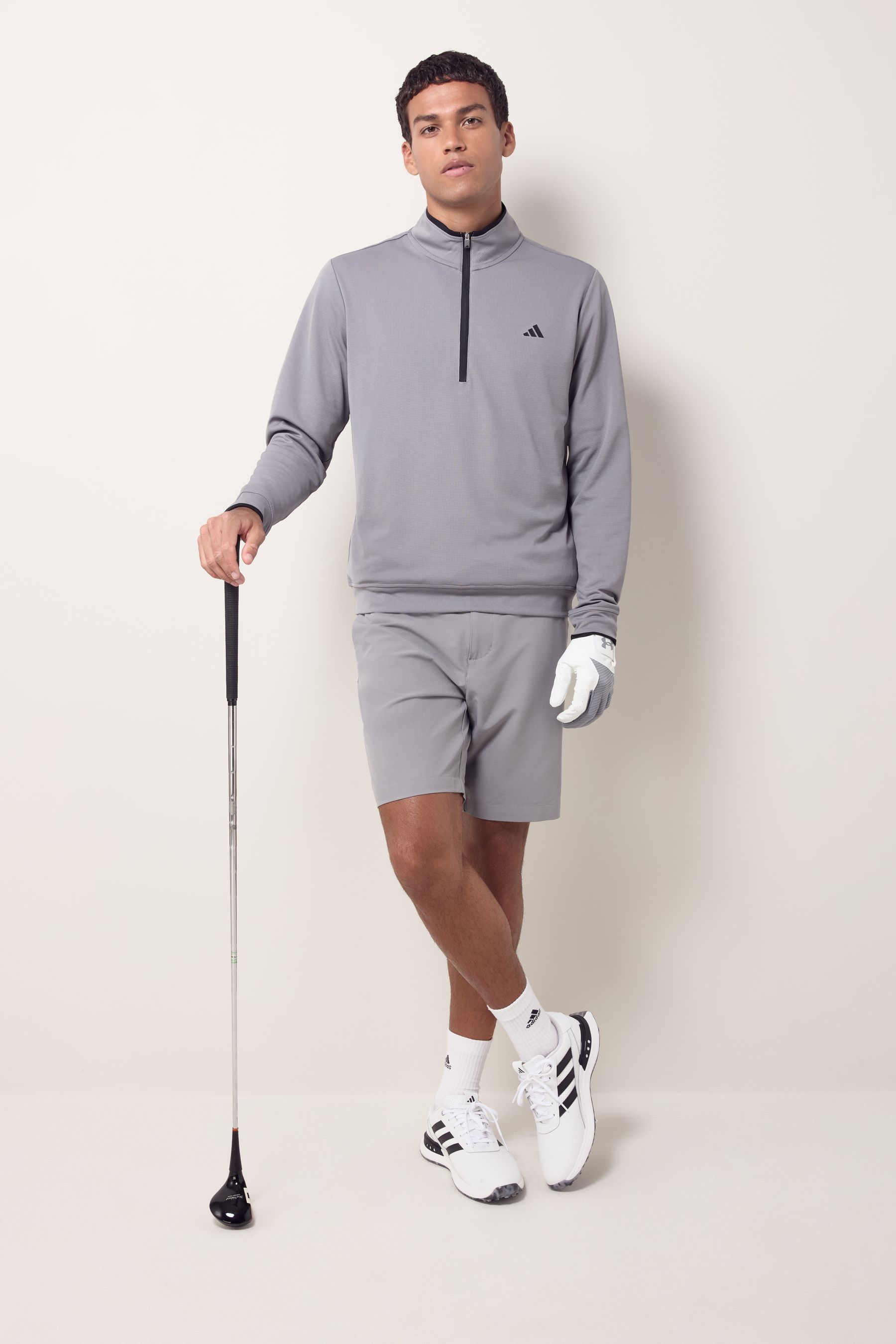 Buy adidas Golf Lightweight Quarter Zip Top from the Next UK online shop