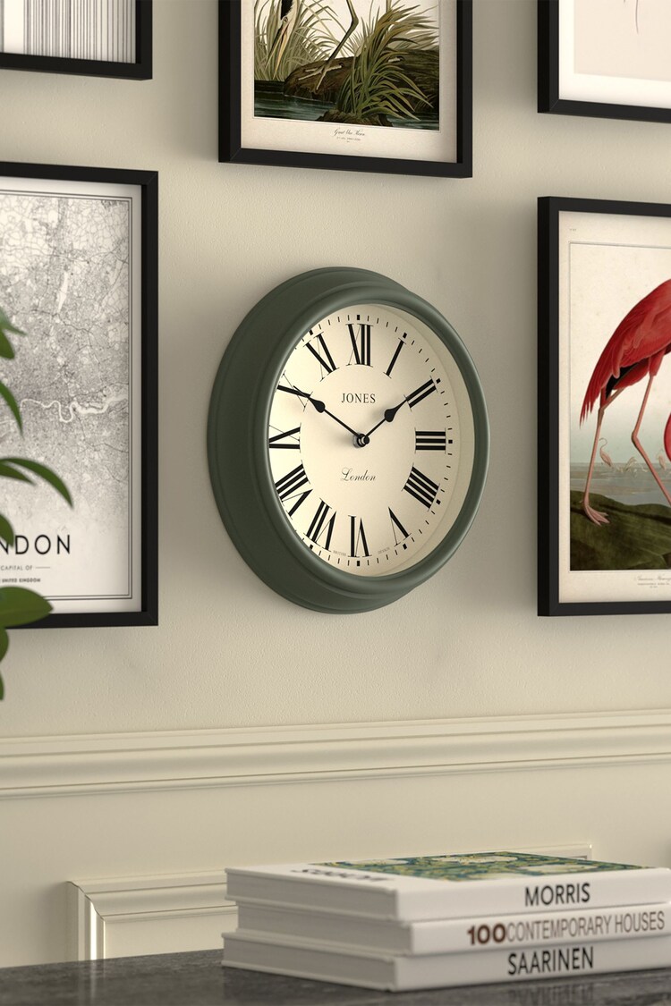 Buy Jones Clocks Green A Decorative Wall Clock from the Next UK online shop