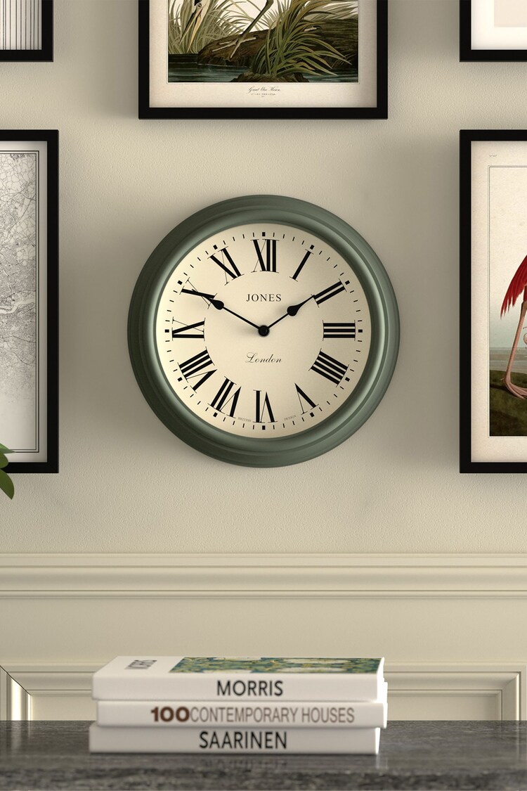 Buy Jones Clocks Green A Decorative Wall Clock from the Next UK online shop