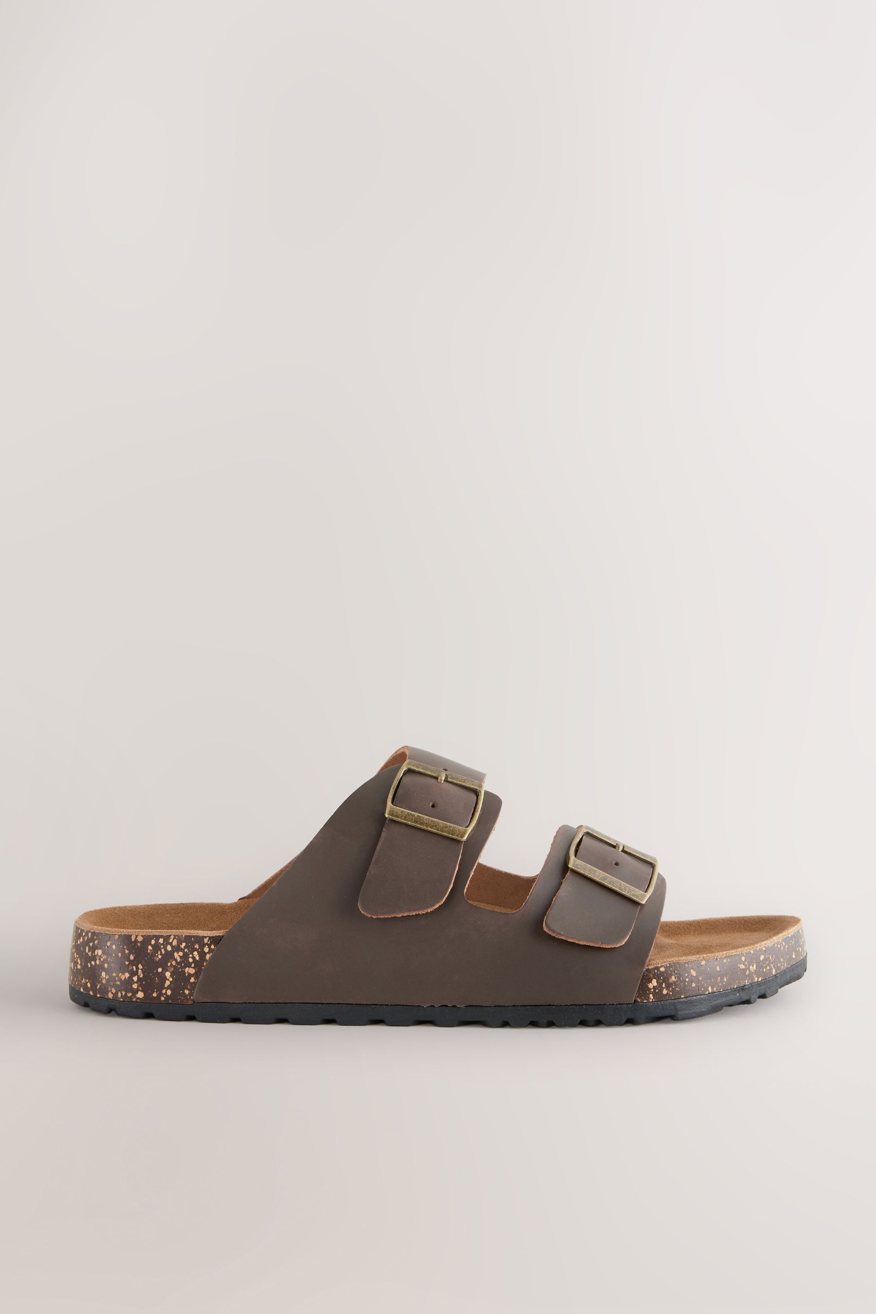 Buy Brown Leather Two Buckle Sandals from Next Australia