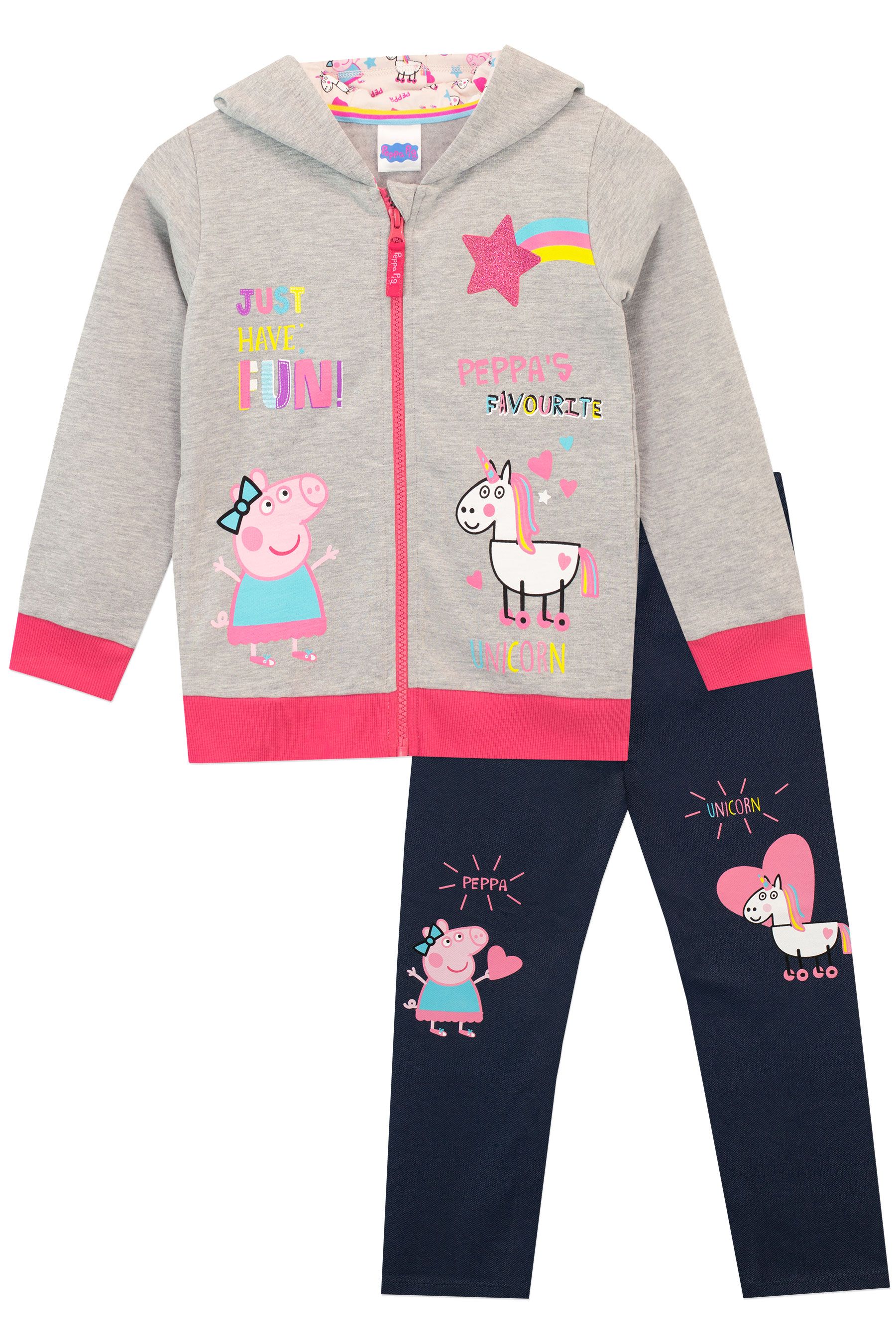 Buy Character Grey Peppa Pig Hoodie and Leggings from the Next UK ...