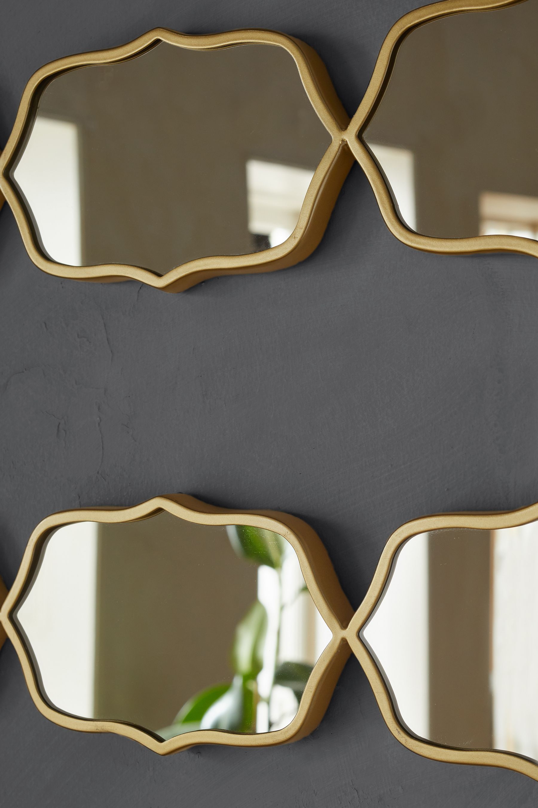 Buy Set of 2 Gold Decorative Wall Mirrors from the Next UK online shop