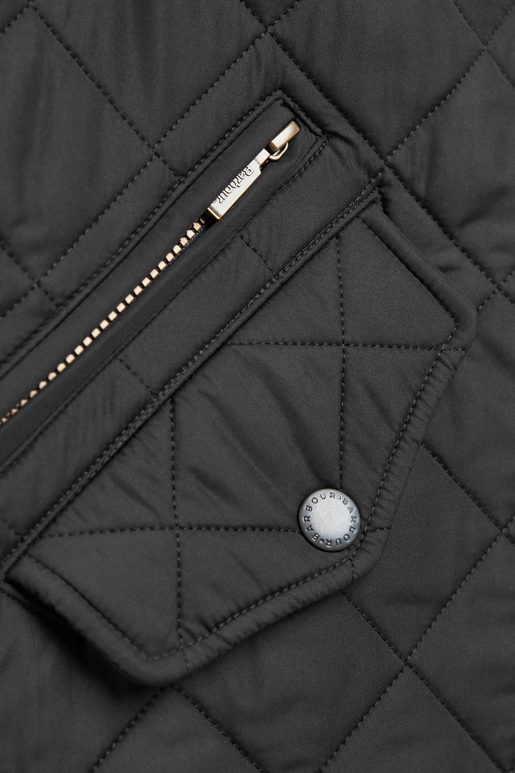 Buy Barbour® Black Powell Quilted Jacket from the Next UK online shop