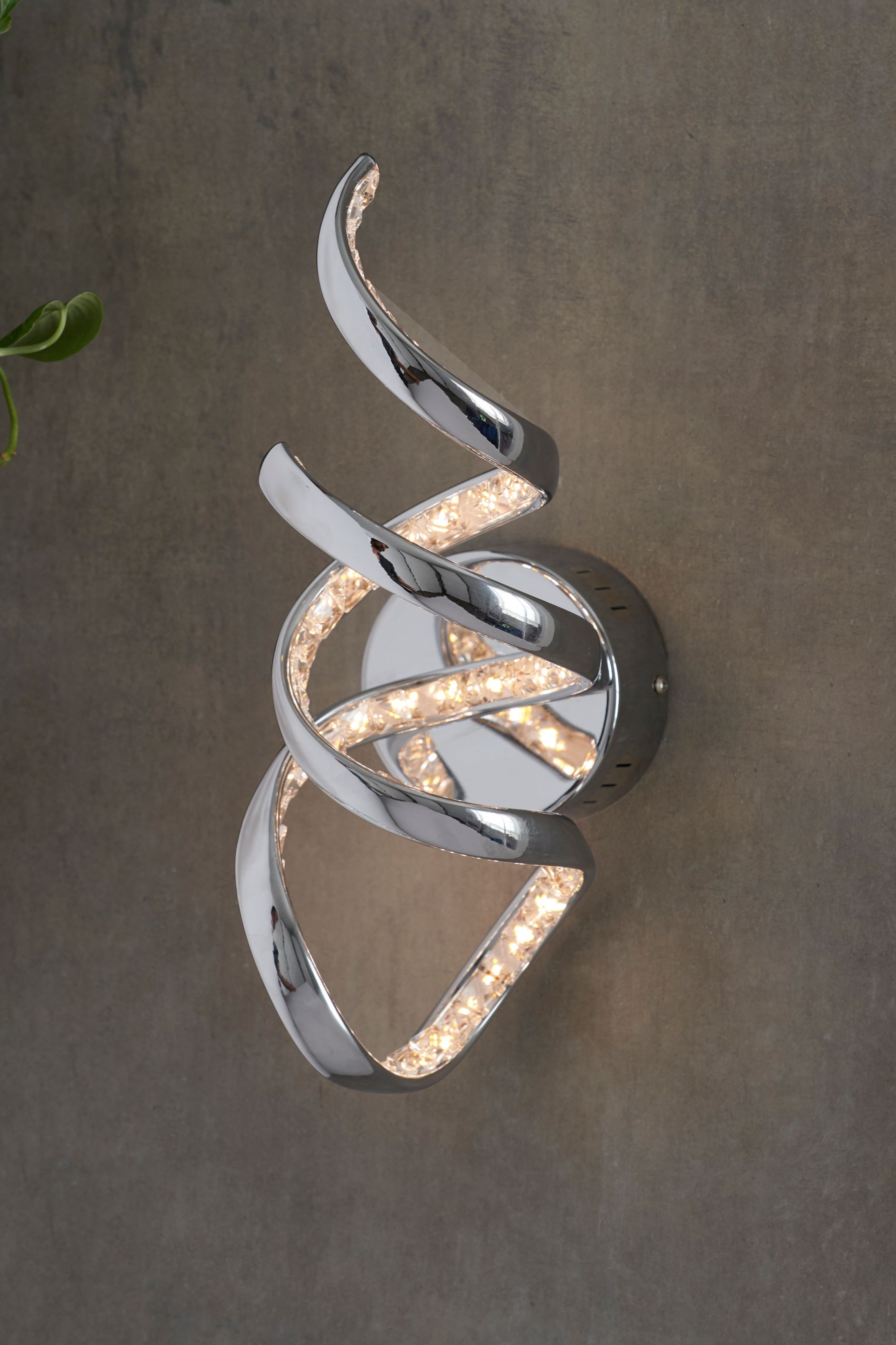 Buy Chrome Cara LED Wall Light from the Next UK online shop