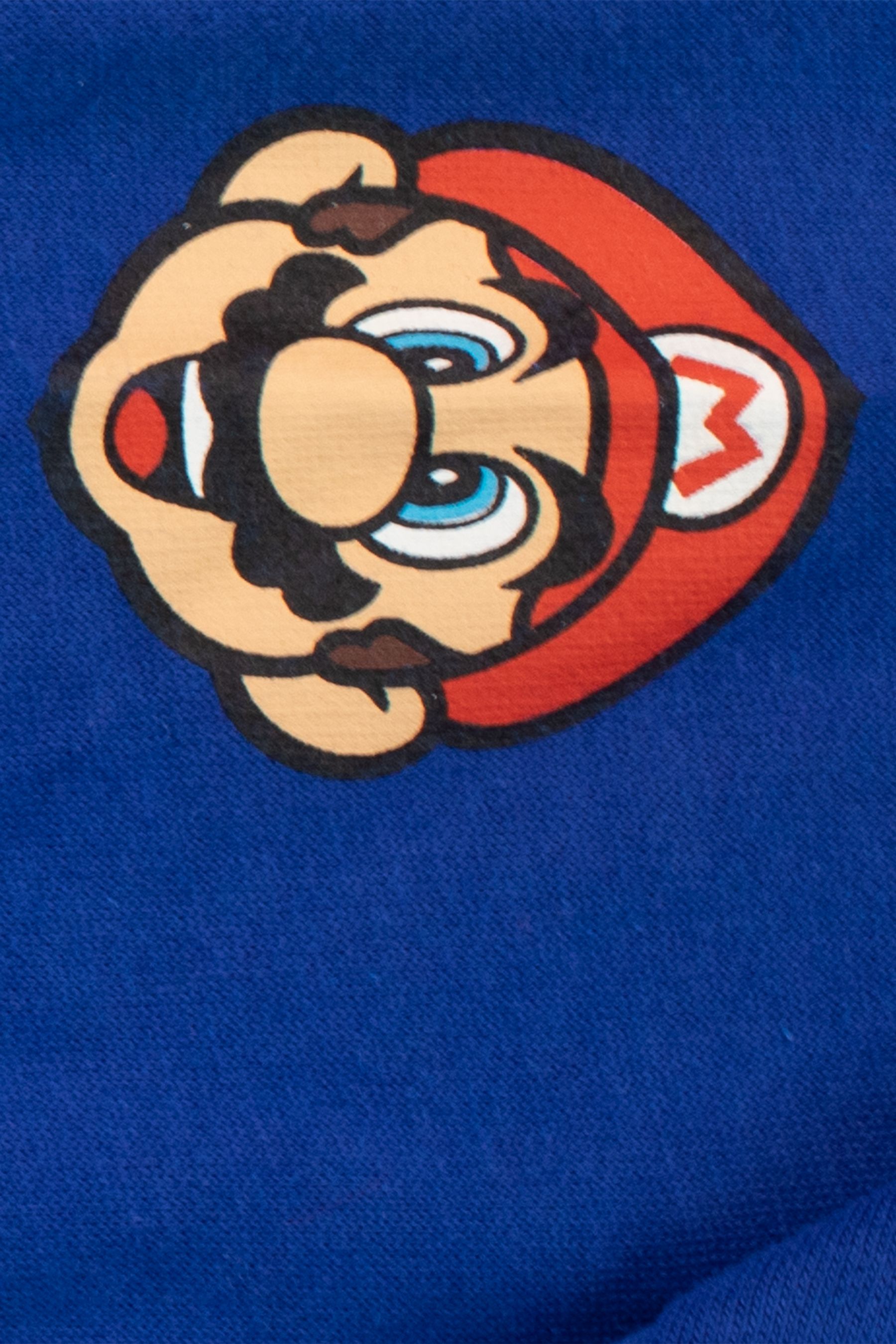 Buy Character Blue Super Mario Zip Up 100% Cotton Hoodie from the Next ...