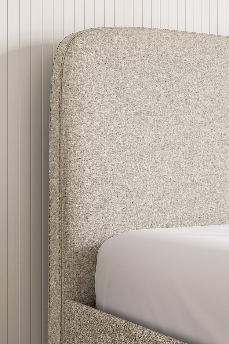 Buy Natural Light Tweedy Plain Matson Upholstered Bed Frame from Next ...