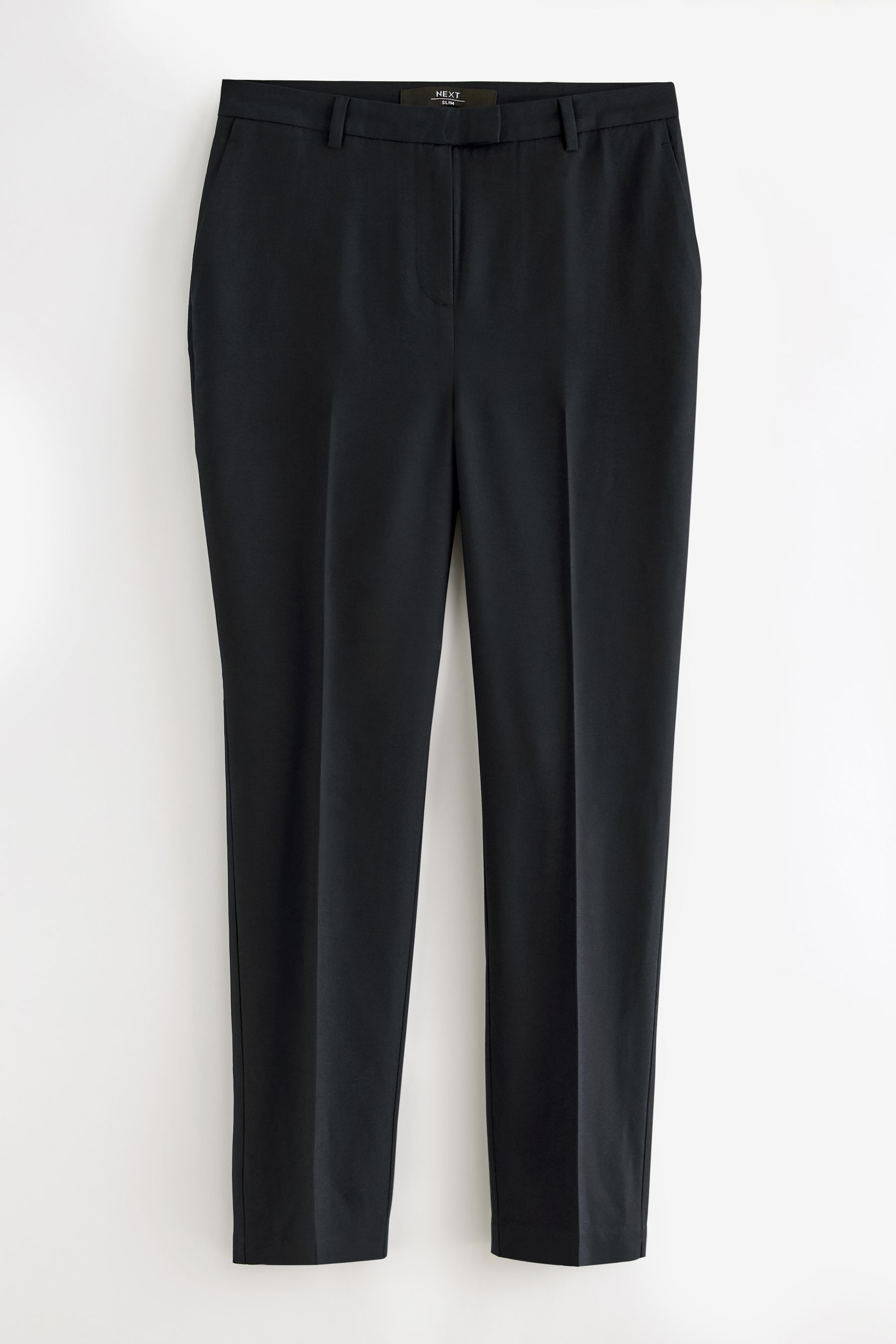 Buy Navy Tailored Stretch Slim Trousers from the Next UK online shop