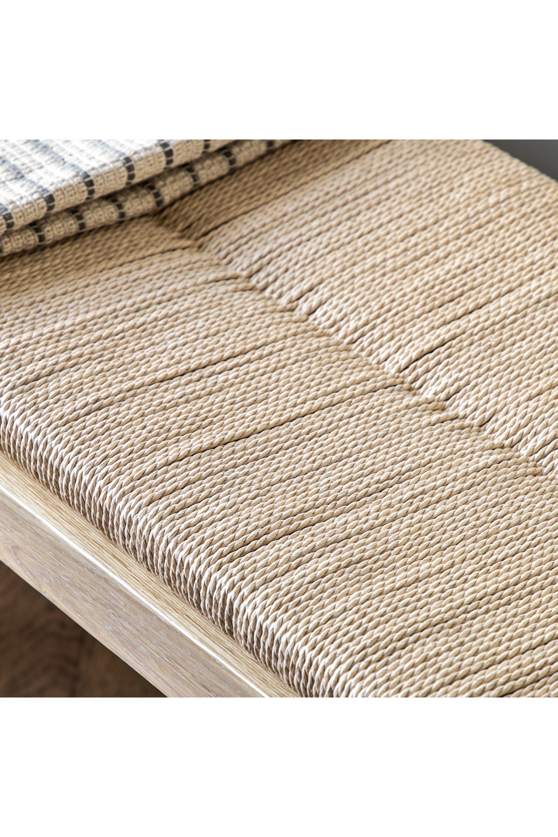 Buy Gallery Home Natural Leroy Rope Bench from the Next UK online shop