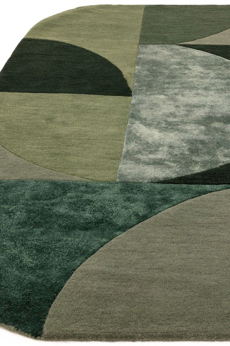 Buy Asiatic Rugs Green Matrix Oval Earth Rug from the Next UK online shop