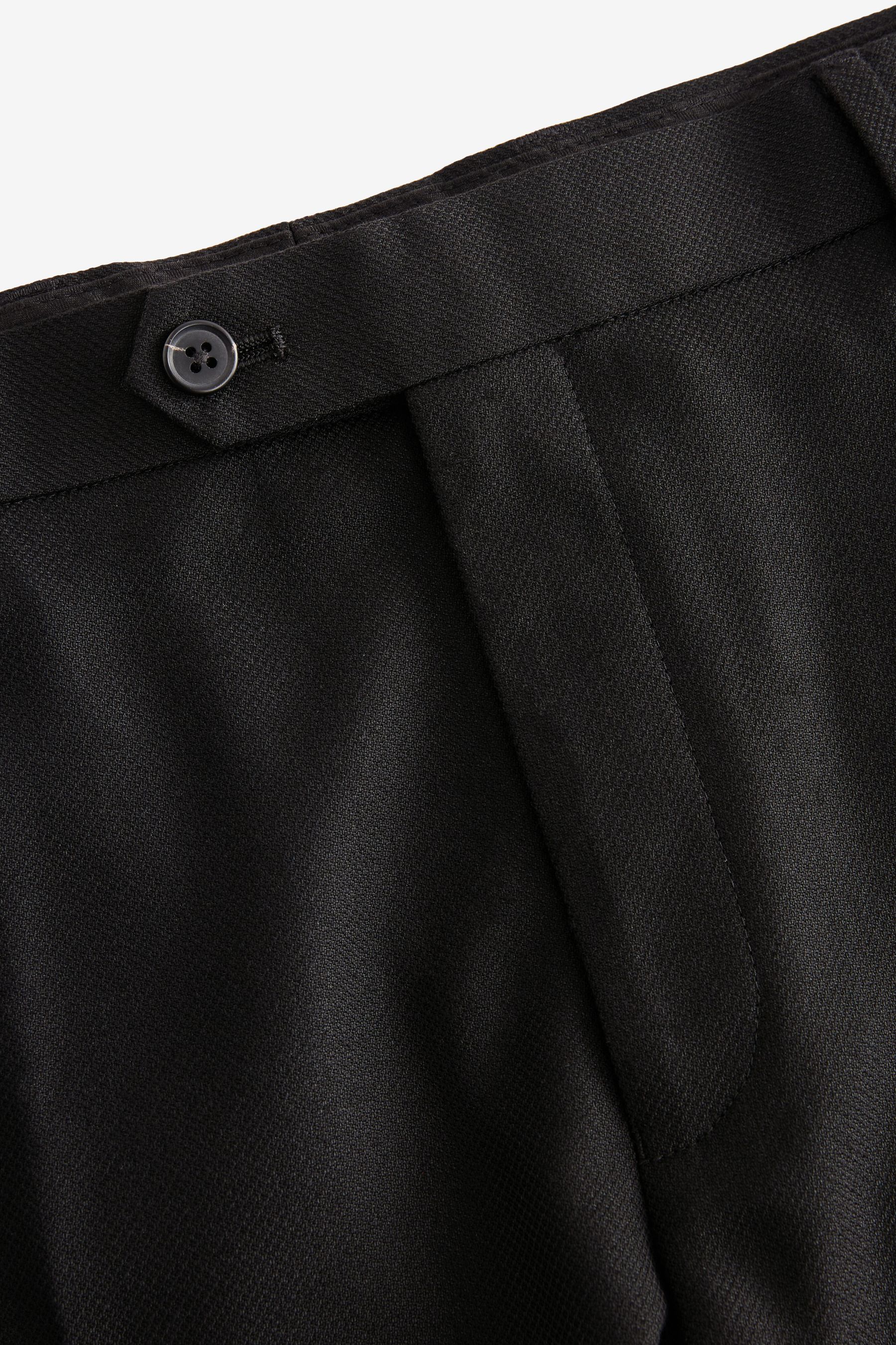 Buy Black Slim Fit Textured Suit Trousers from the Next UK online shop