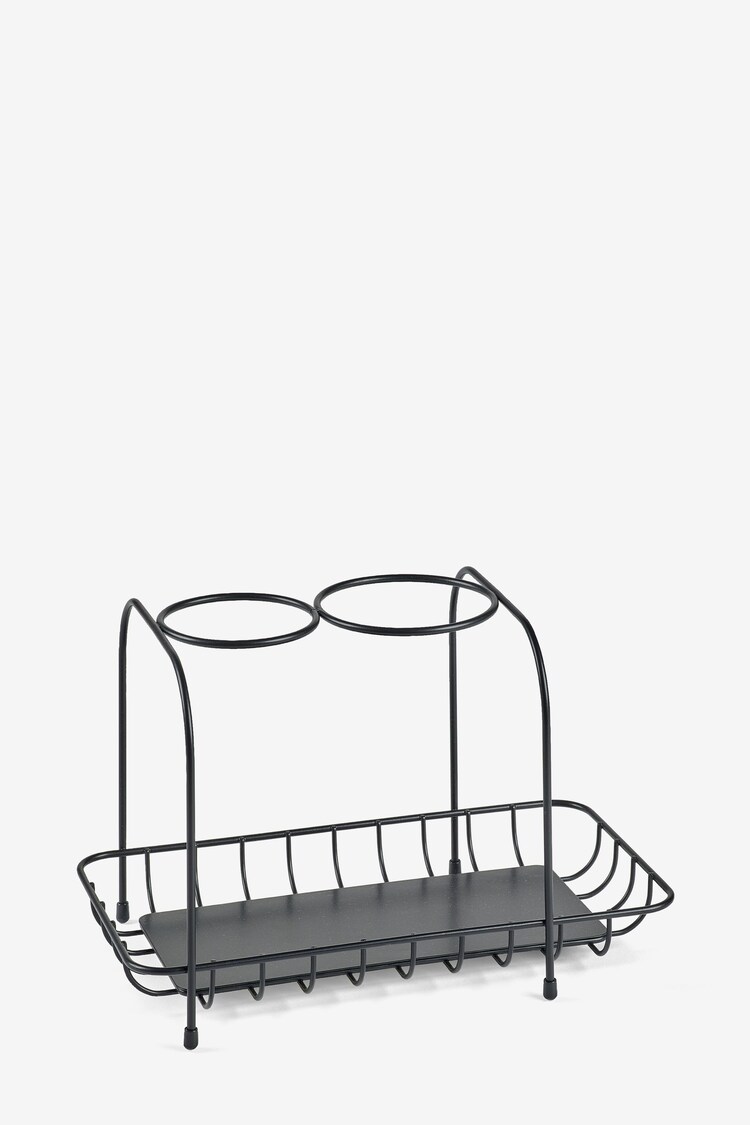 Buy Black Hairdryer and Straighteners Storage Stand from Next Australia