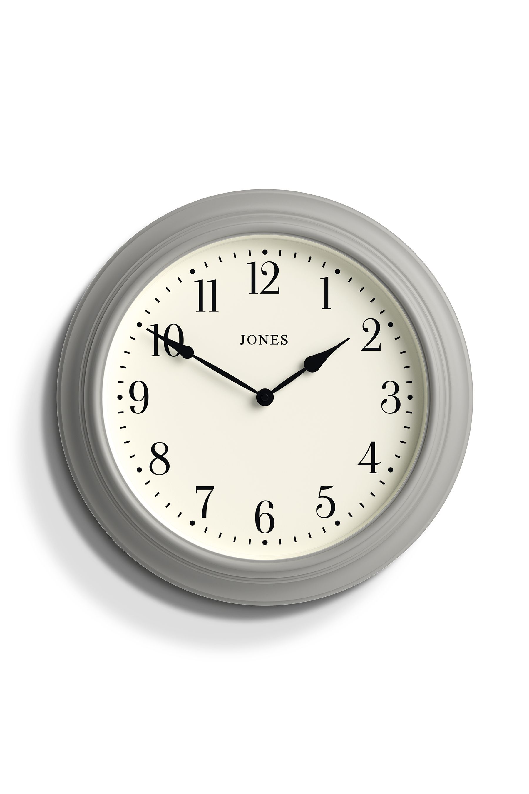 Buy Jones Clocks Grey A Classic Wall Clock from the Next UK online shop