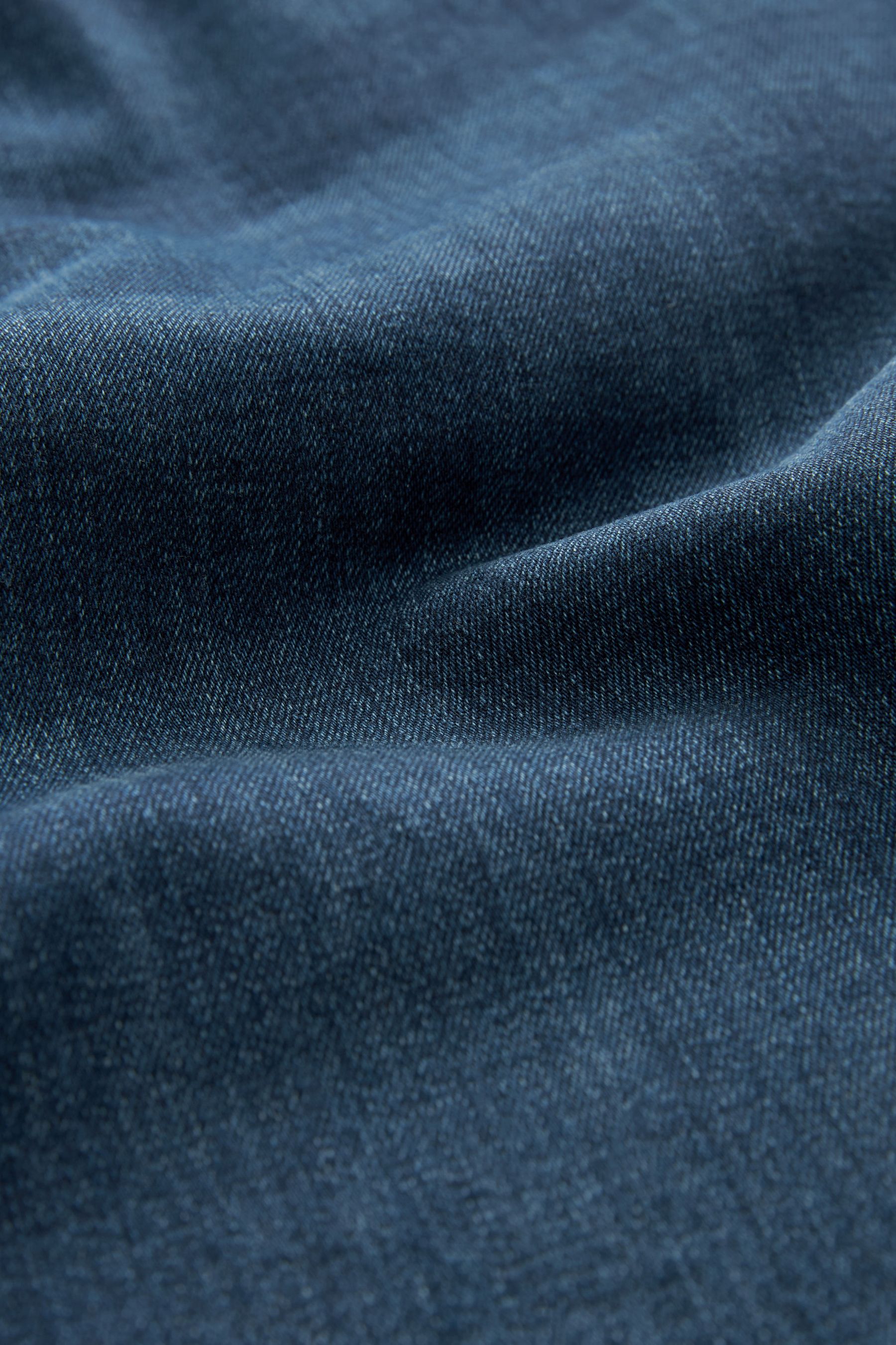 Buy Blue Mid Straight Fit Classic Stretch Jeans from Next Australia