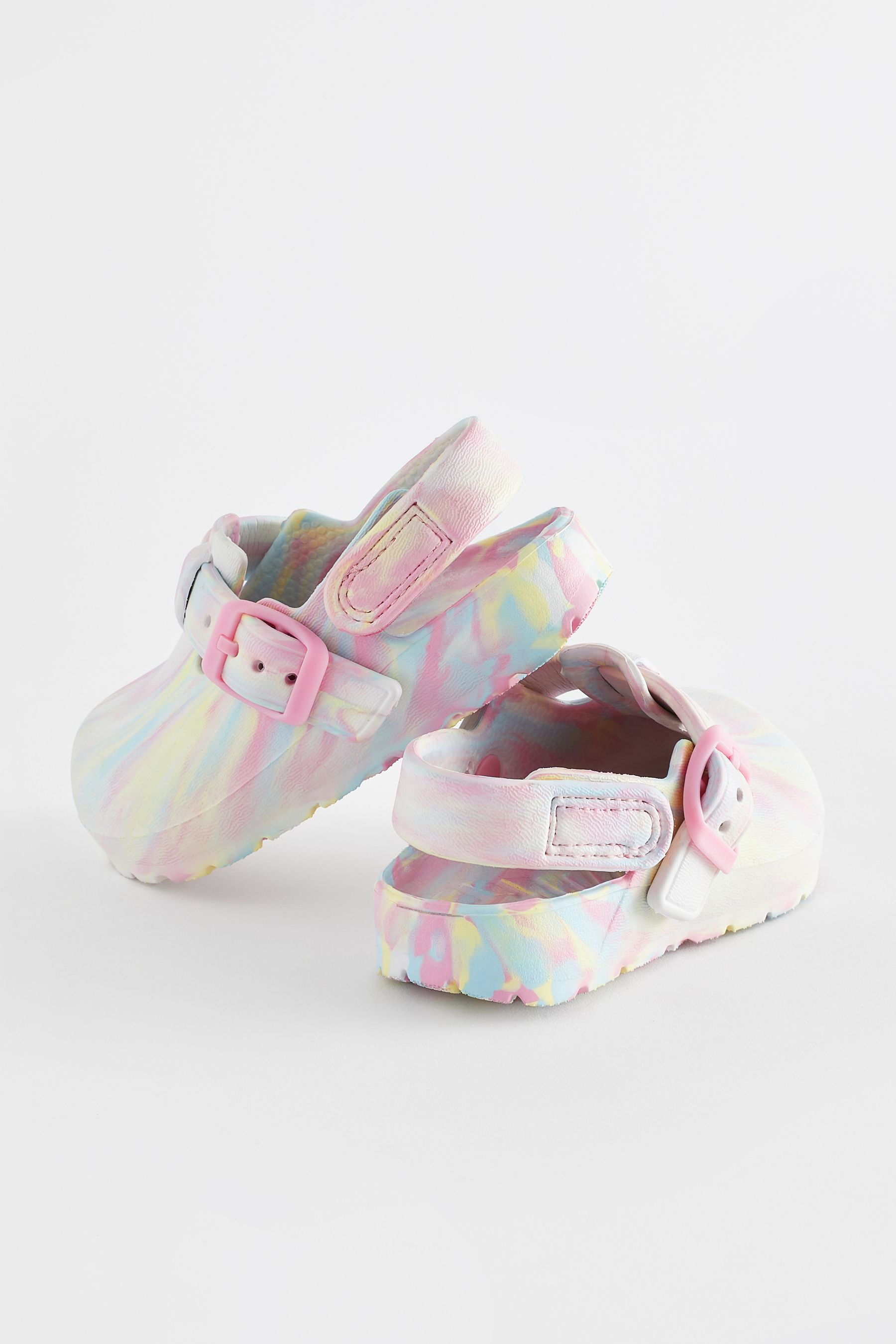 Buy Pink Marble Buckle Clogs from the Next UK online shop