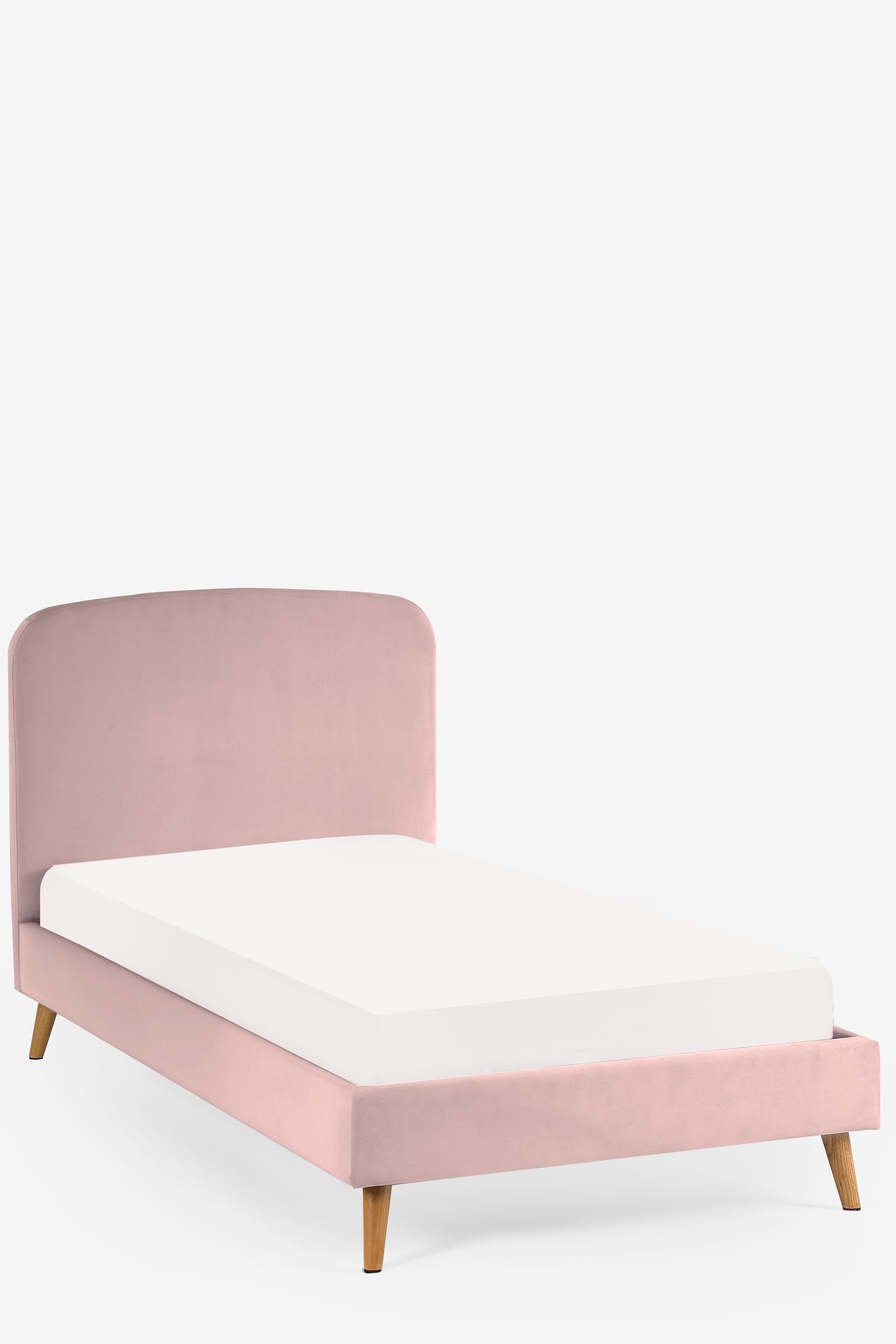 Buy Opulent Velvet Blush Pink Kids Matson Standard Upholstered Bed from ...