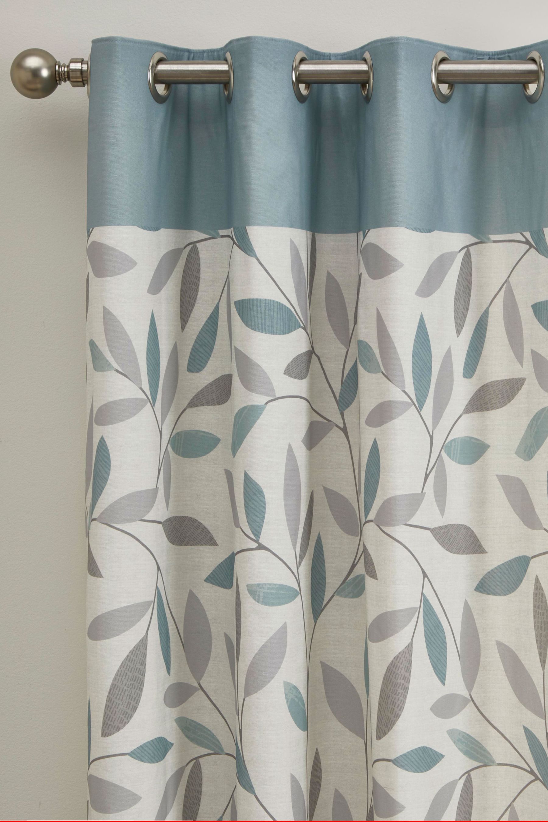 Buy Fusion Blue Beechwood Eyelet Curtains from the Next UK online shop