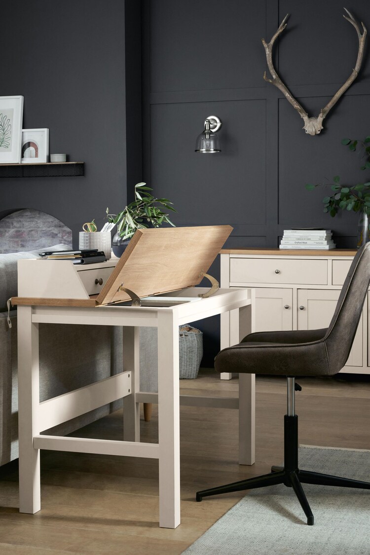 Buy Cream Malvern Oak Effect Storage Desk from the Next UK online shop
