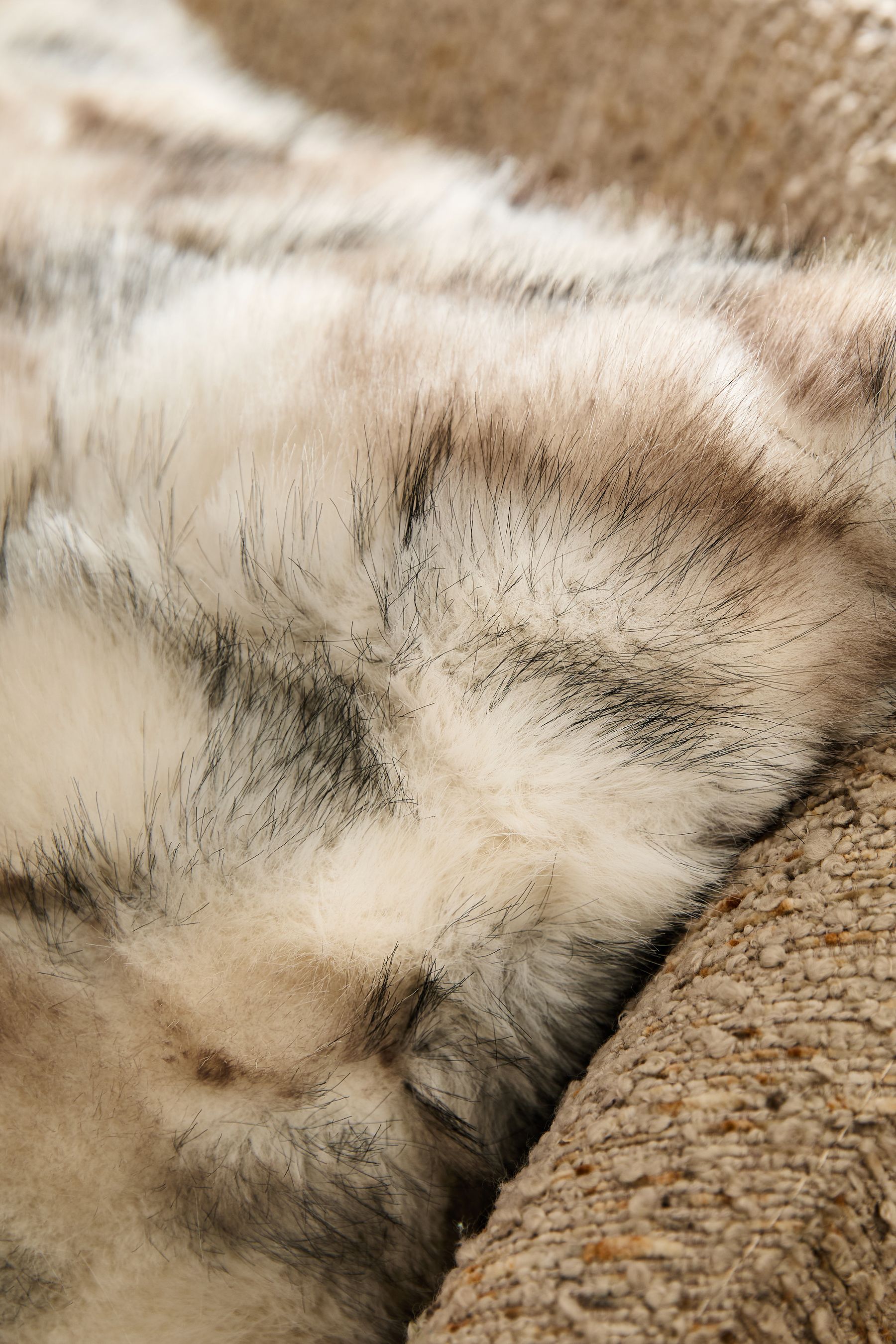 Buy Monochrome Baxter Faux Fur Cushion from the Next UK online shop
