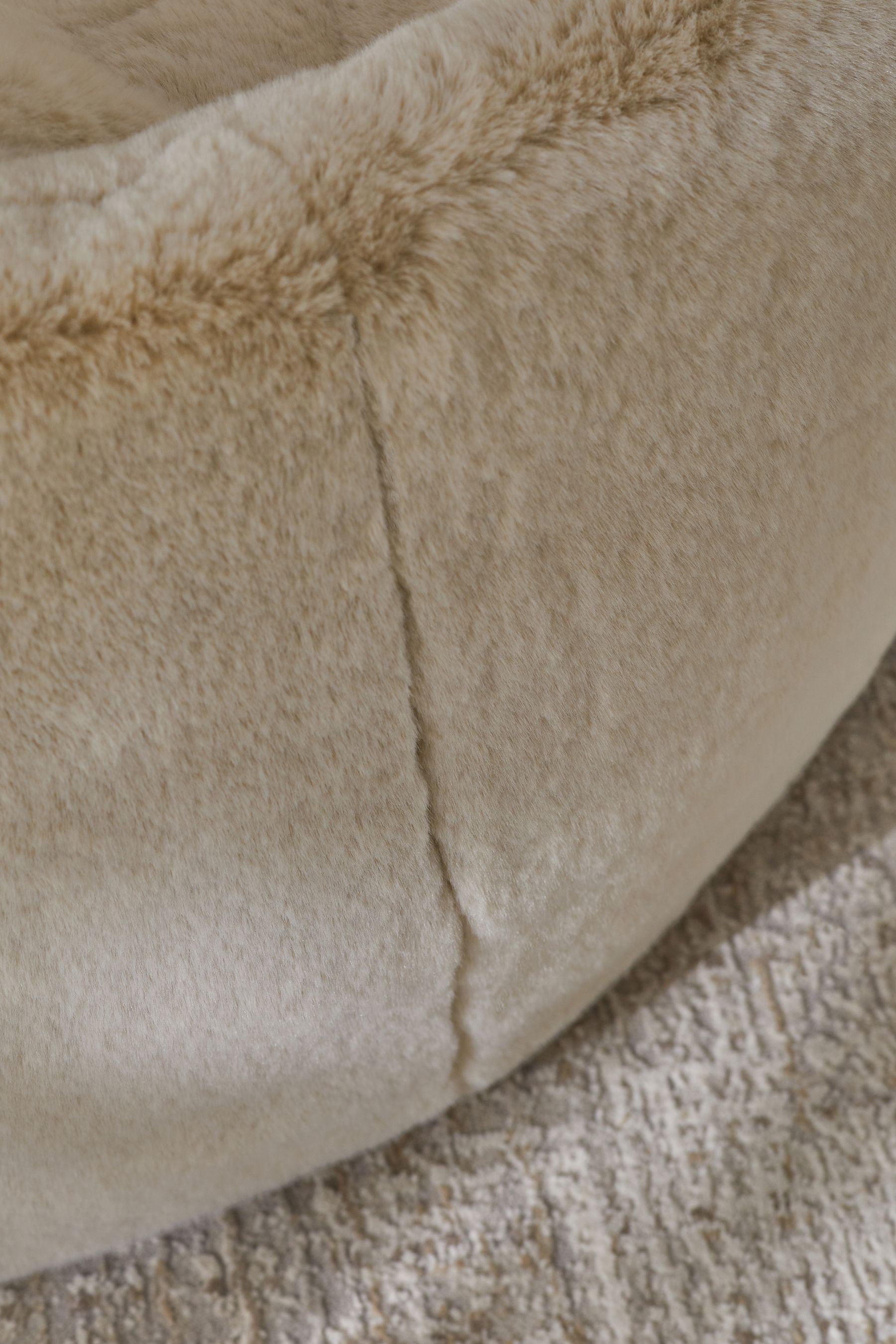 Buy Natural Faux Fur Bean Bag Chair from the Next UK online shop