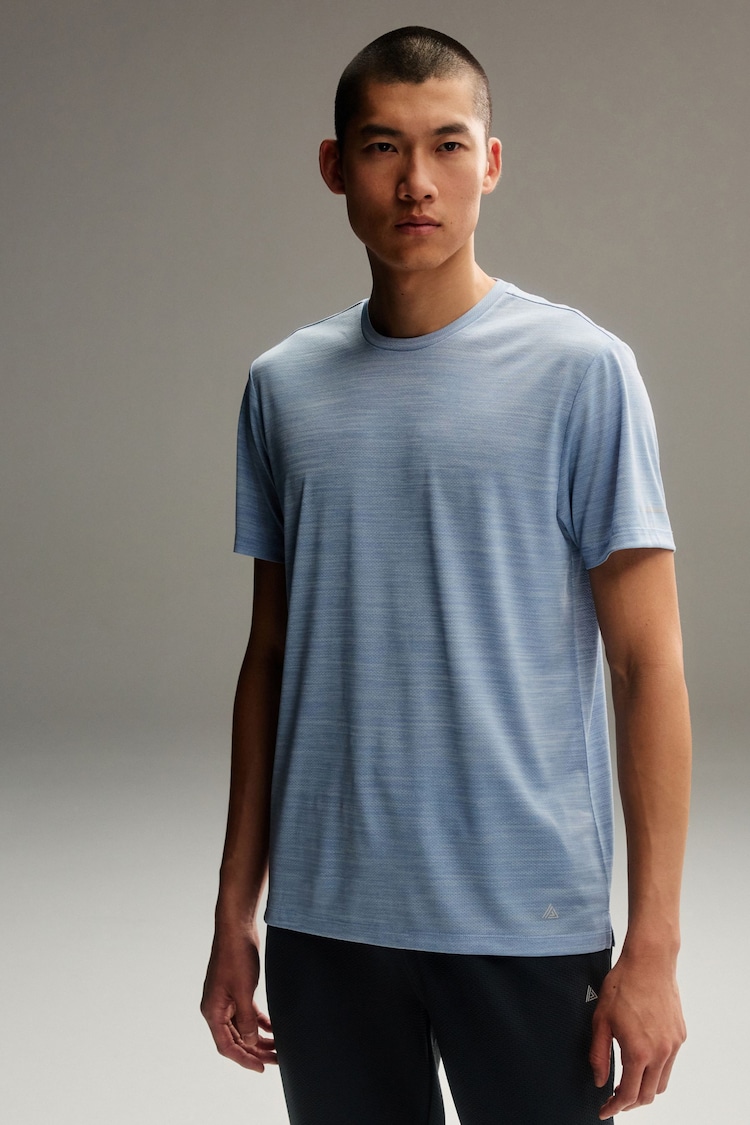 Buy Pale Blue Short Sleeve Tee Active Mesh Training T-Shirt from Next ...