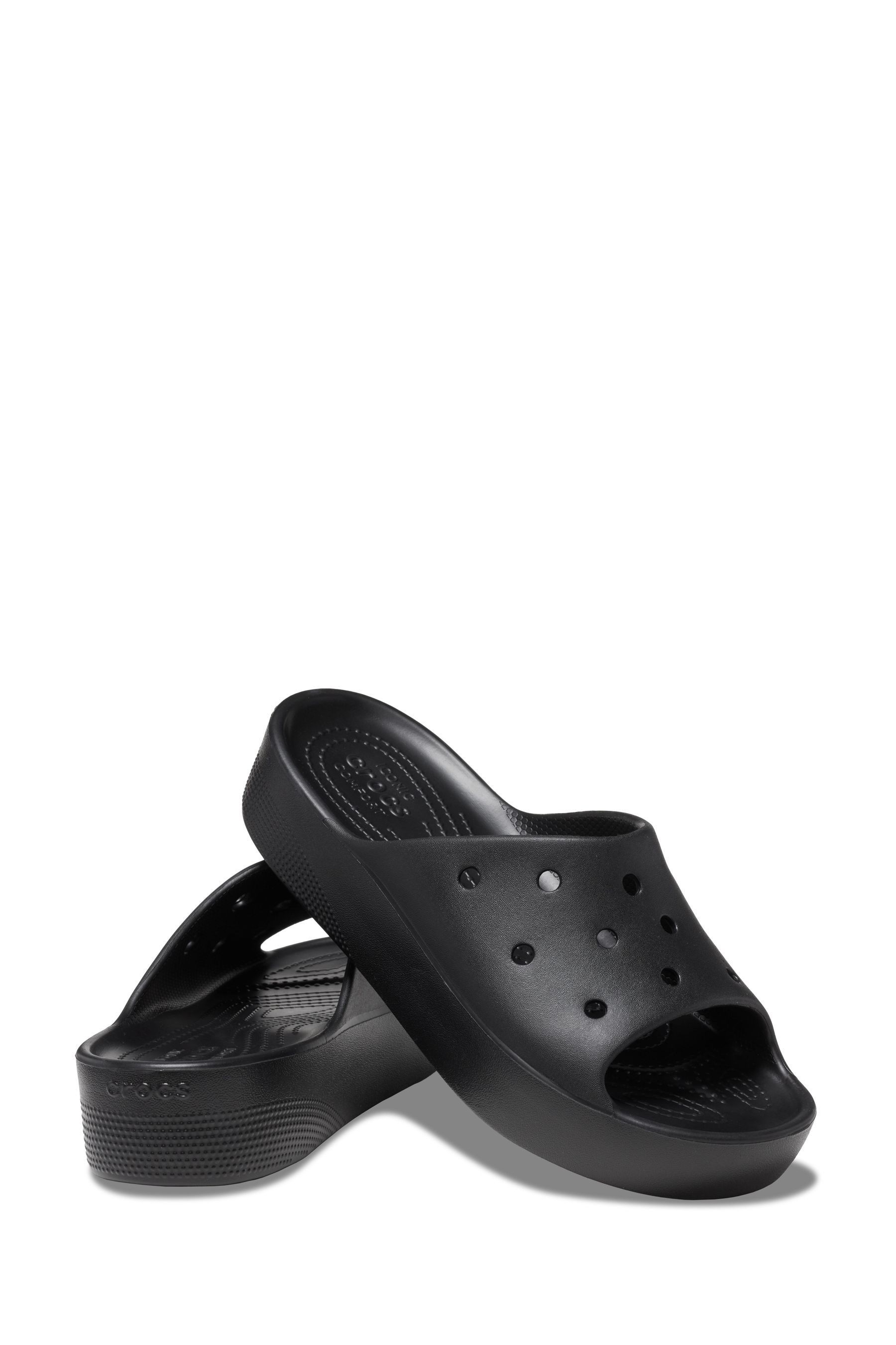 Buy Crocs Black Classic Platform Slide Sandals from the Next UK online shop