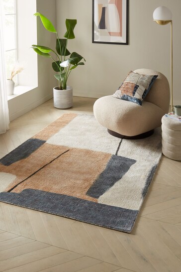 Buy Natural Abstract Rug from the Next UK online shop