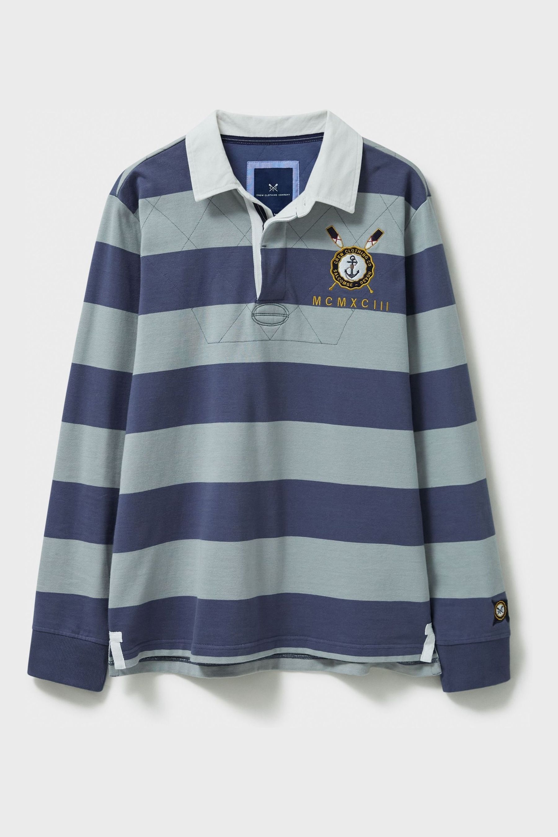 Buy Crew Clothing Blue Callington Rugby Shirt from the Next UK online shop