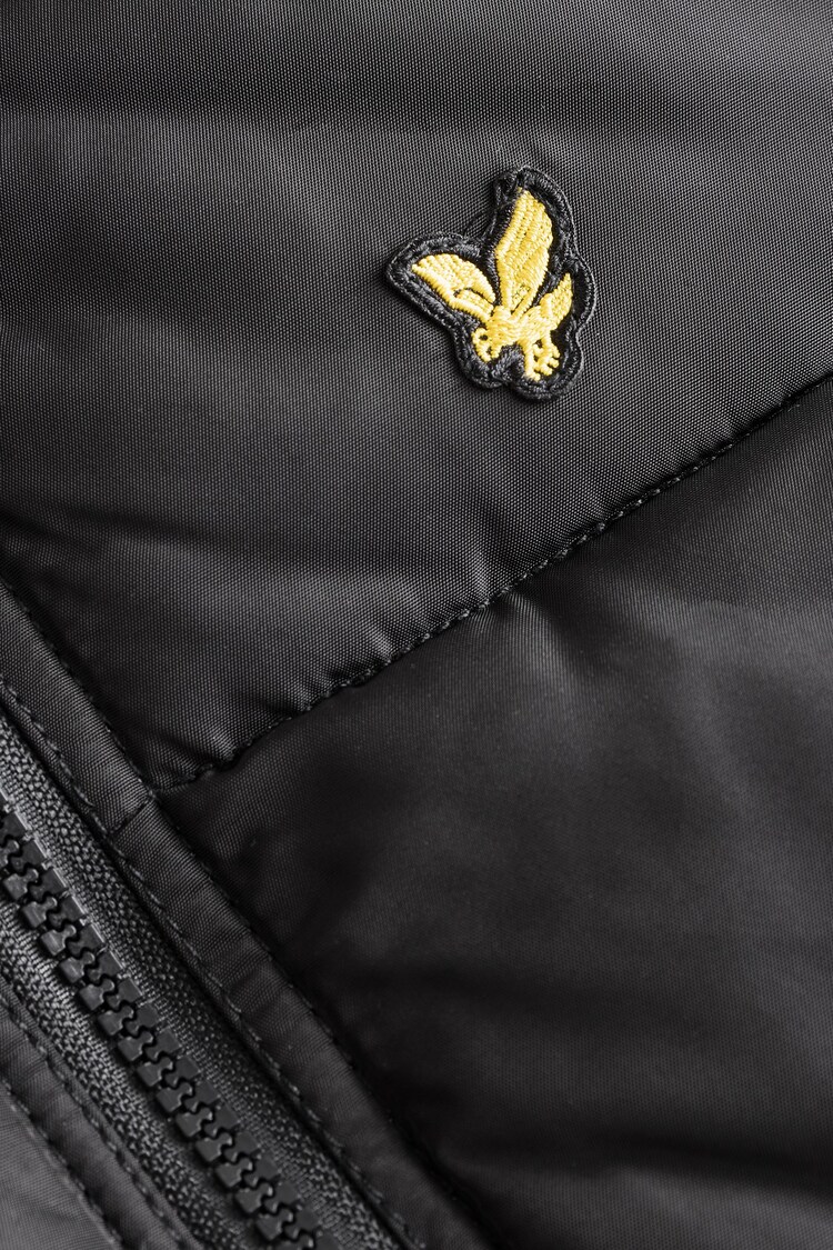 Buy Lyle & Scott Black Longline Boys Puffer Jacket from the Next UK ...