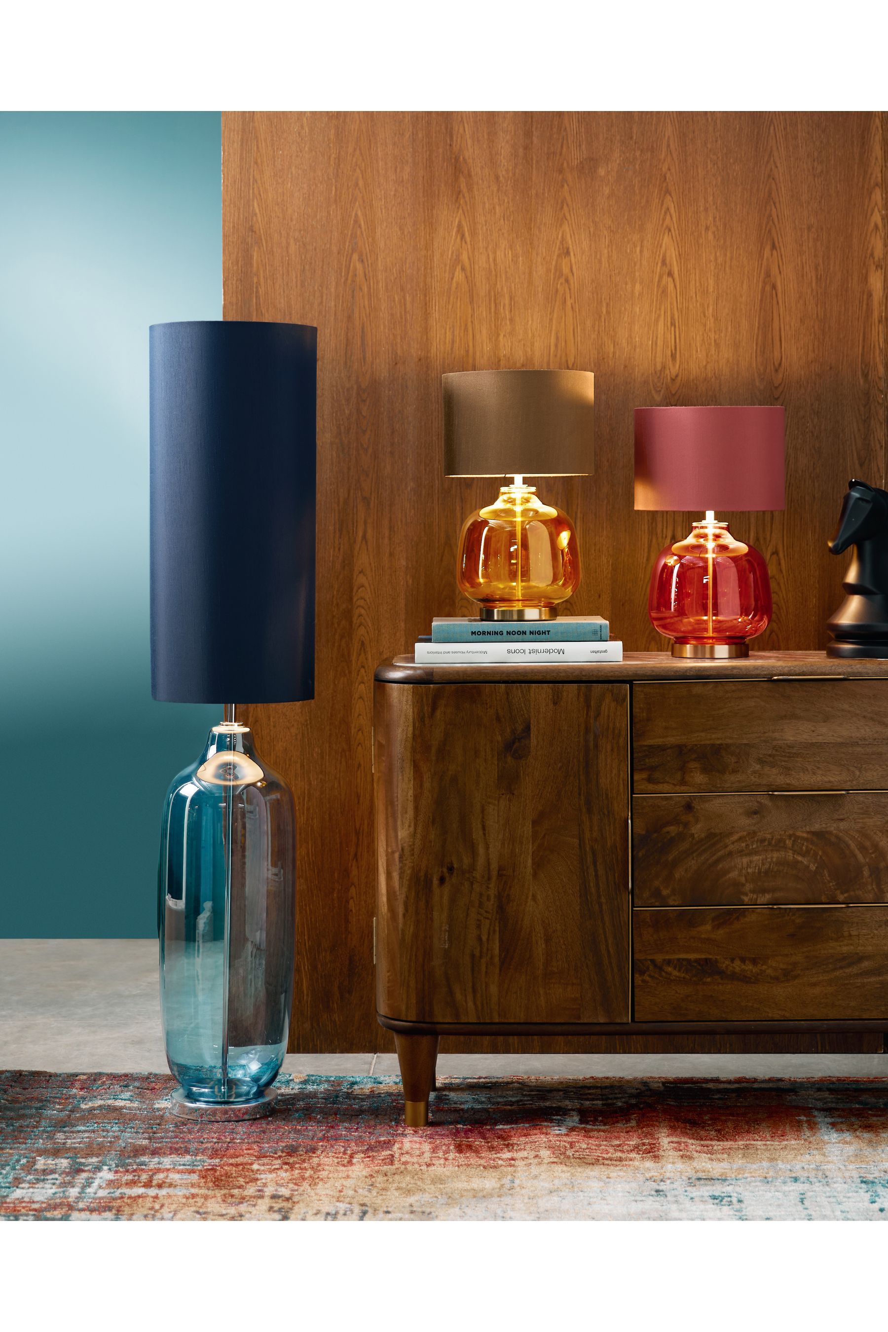 Buy Blue Connor Floor Lamp from the Next UK online shop