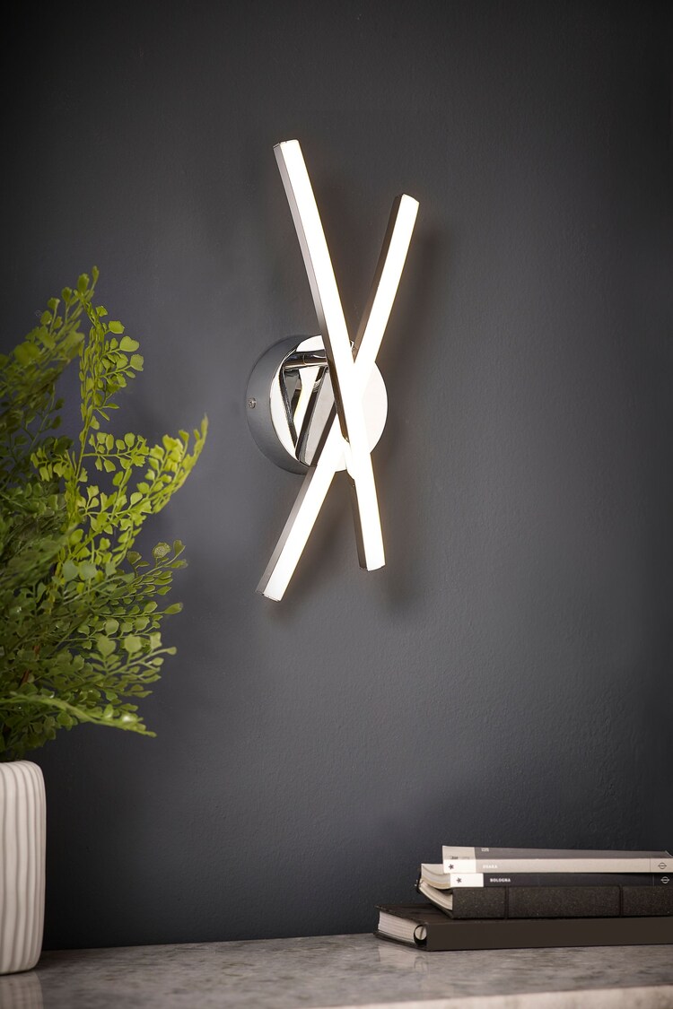 Buy Chrome Amari Wall Light from the Next UK online shop