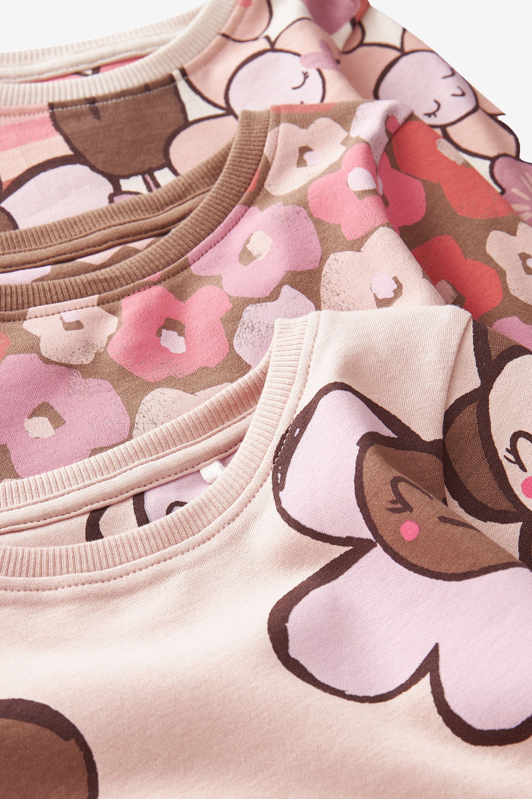 Buy Brown Character Pyjamas 3 Pack (9mths-8yrs) from Next Australia