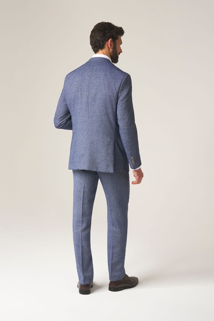 Buy Skopes Blue Jude Tweed Tailored Fit Suit Jacket from the Next UK ...