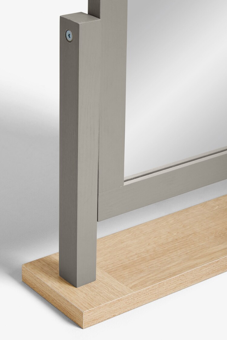 Buy Dove Grey Malvern Paint Effect Rectangular Dressing Table Mirror ...