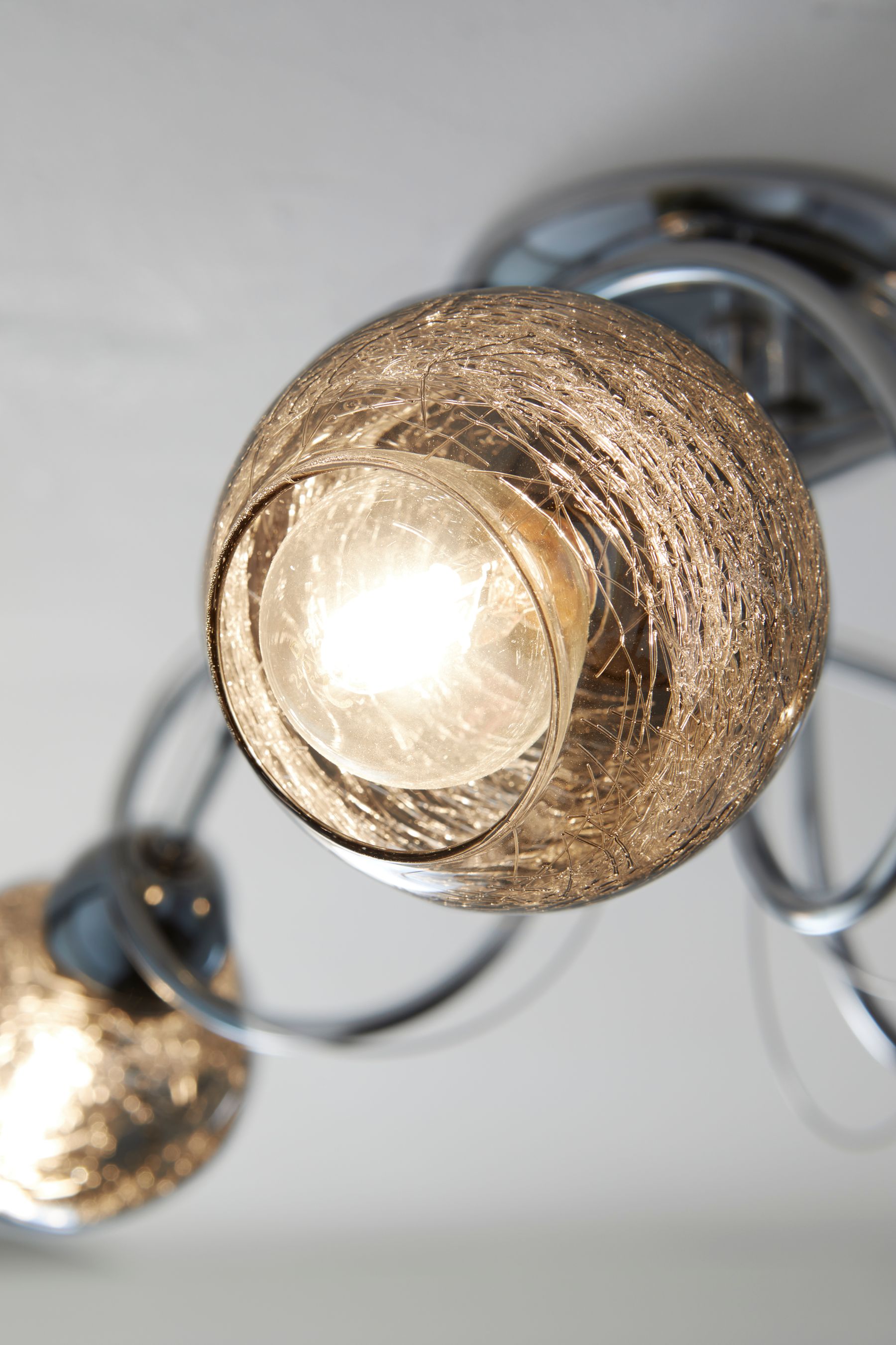 Buy Chrome Lana 3 Light Ceiling Light Fitting from the Next UK online shop