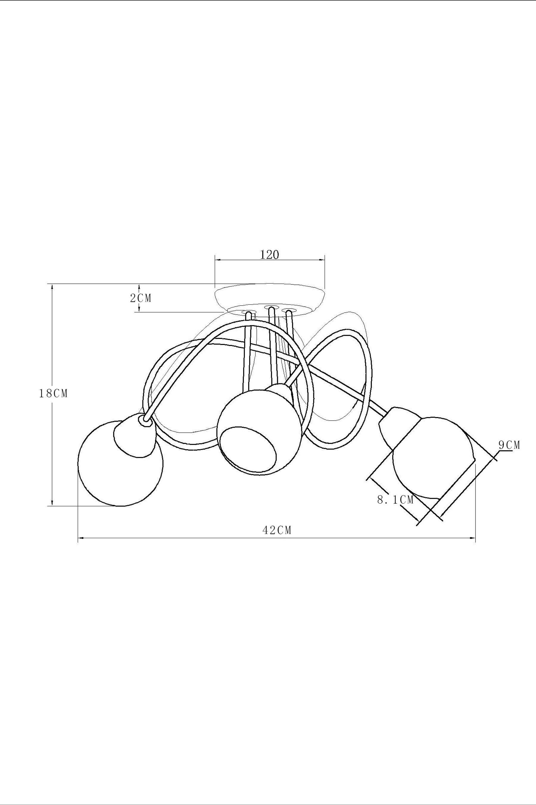 Buy Chrome Lana 3 Light Ceiling Light Fitting from the Next UK online shop