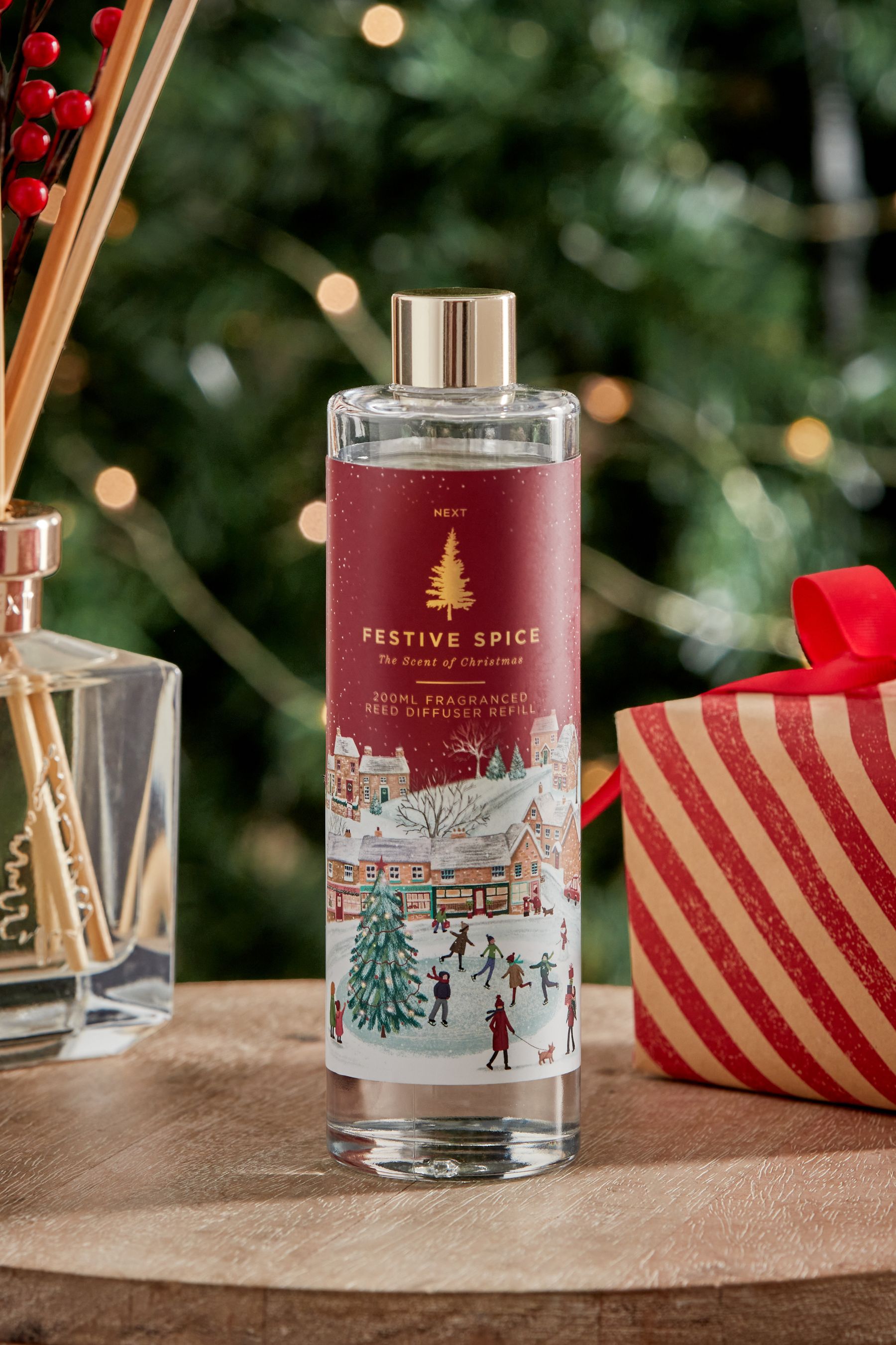 Buy Festive Spice Fragranced 200ml Reed Refill Diffuser from the Next ...