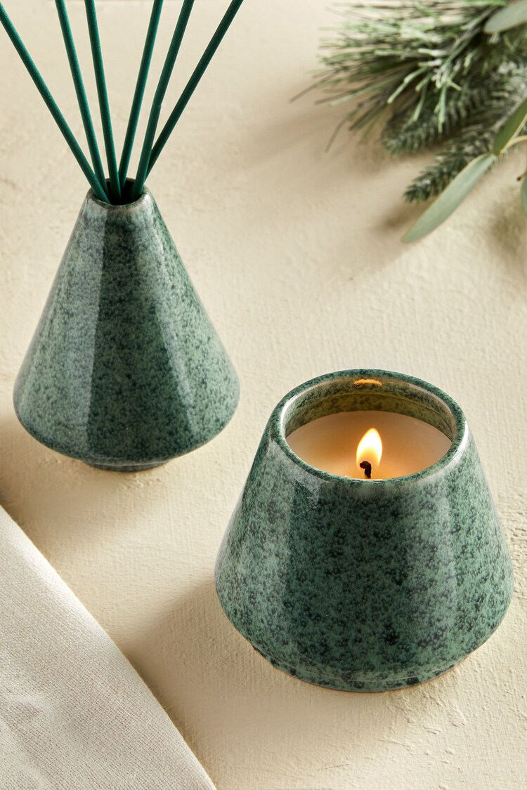 Buy Green Christmas Tree Pine and Eucalyptus Fragranced Reed Diffuser ...