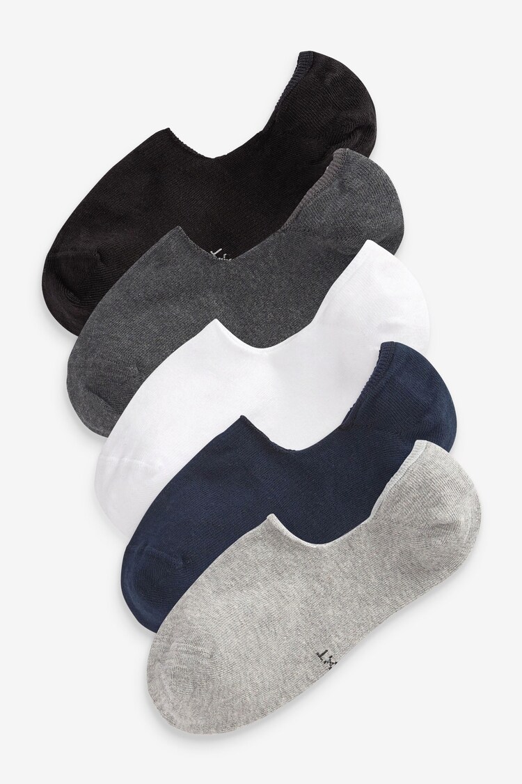 Buy Multi 5 Pack Invisible Trainers Socks from the Next UK online shop