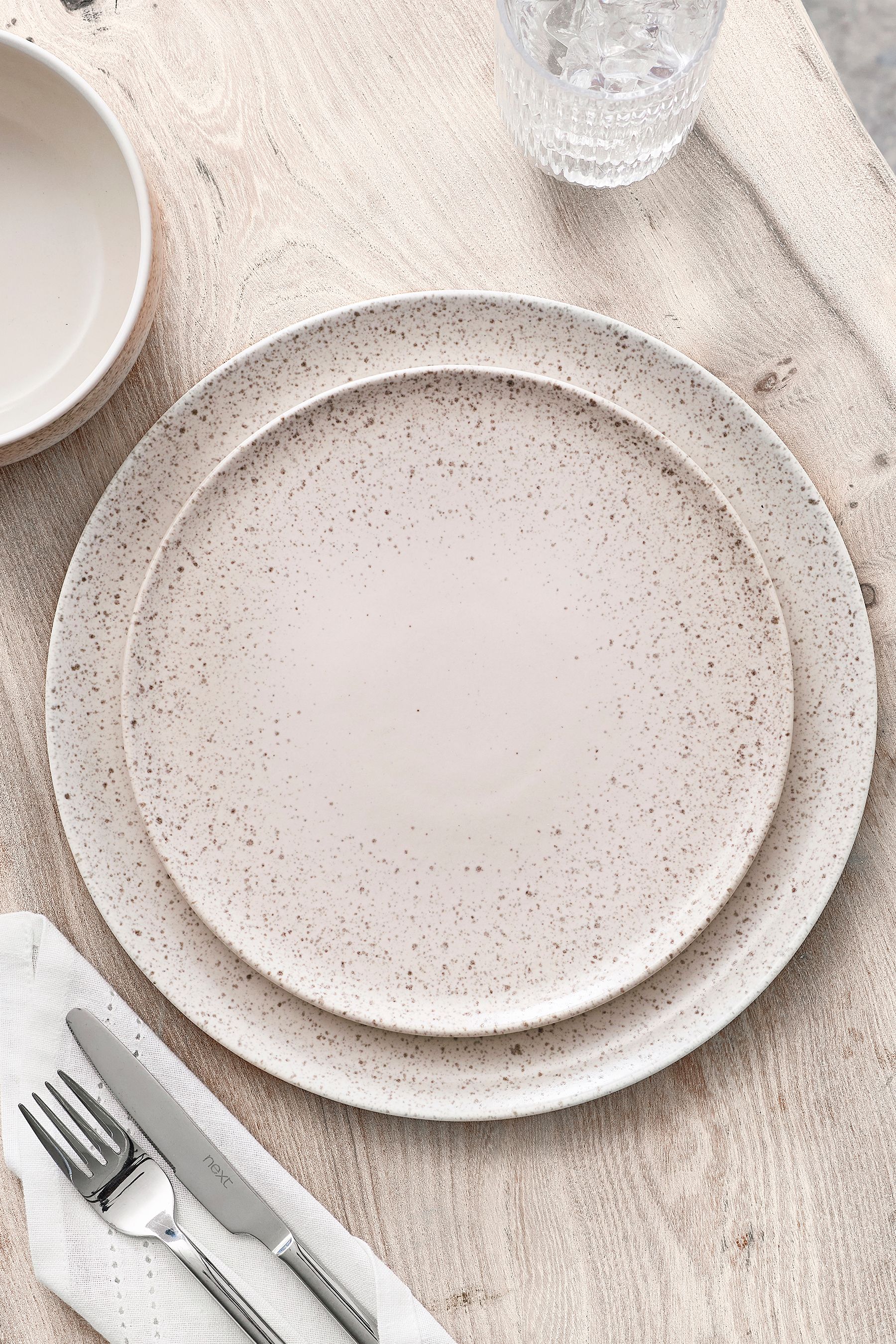 Buy 12 Piece Grey Speckle Marley Dinner Set Dinner Set from the Next UK ...