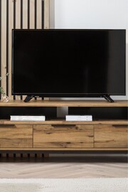 Buy Dark Bronx Up to 65 inch, Floating Top Oak Effect TV Unit from the ...