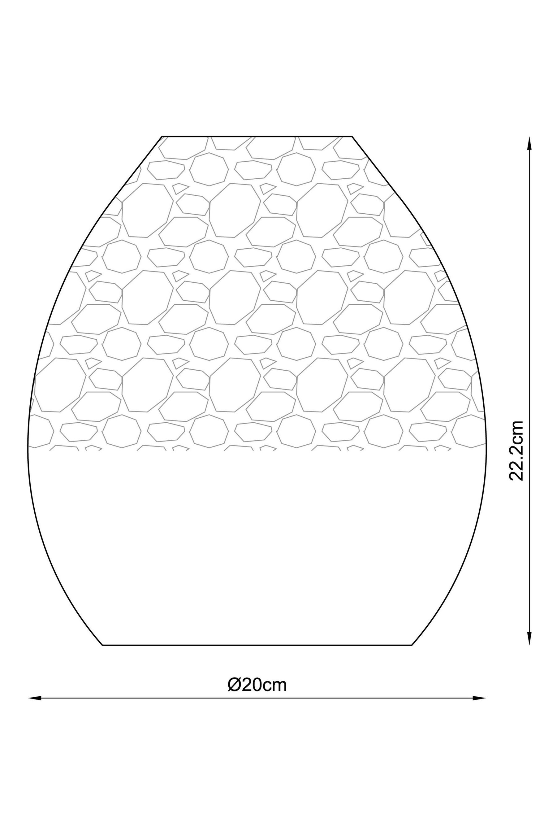 Buy Clear Isla Ombre Easy Fit Lamp Shade from the Next UK online shop