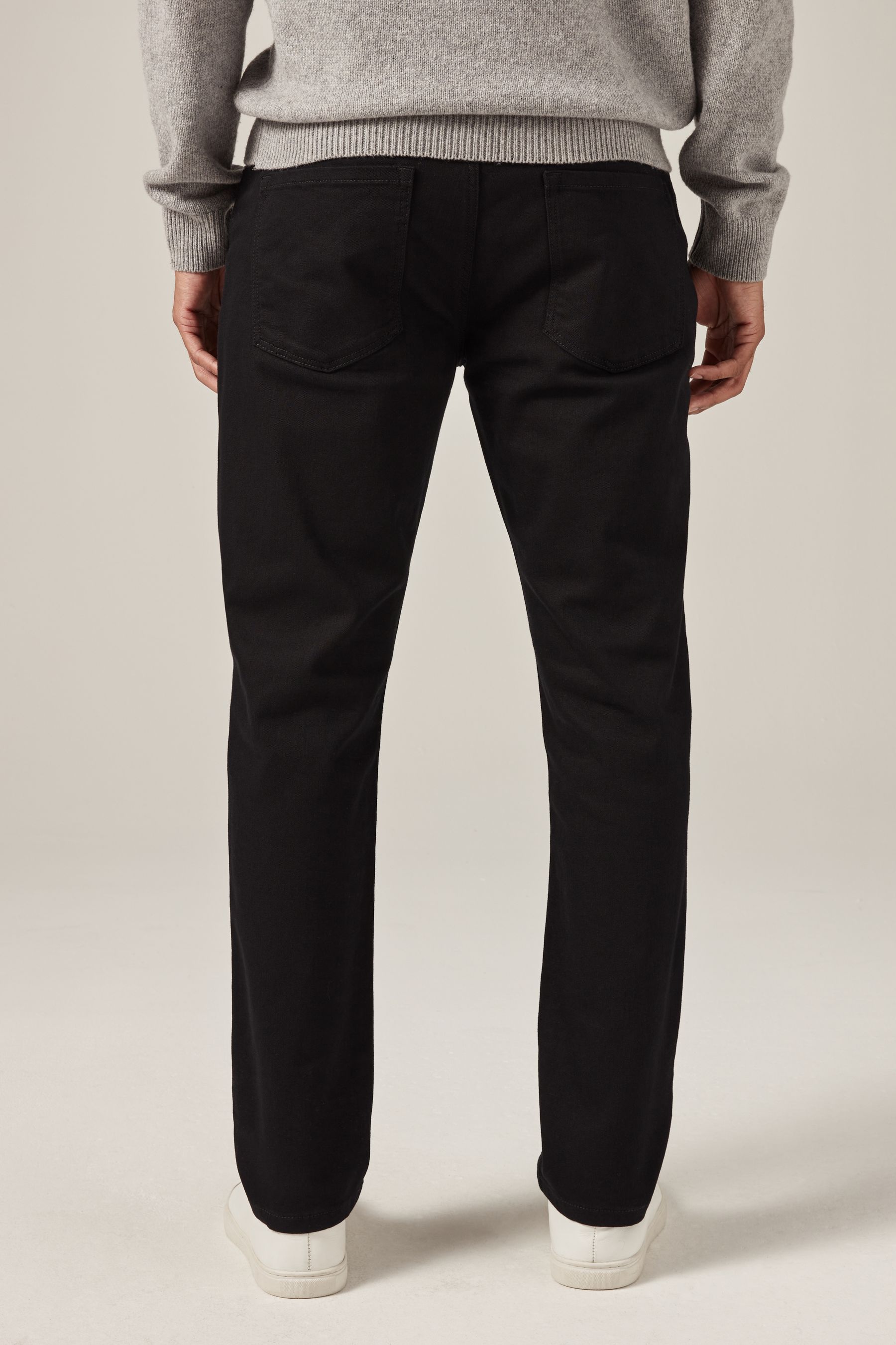 Buy Black Solid Slim Fit Classic Stretch Jeans from Next Australia