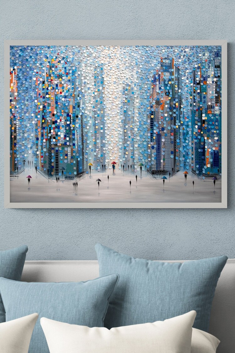Buy Artko Grey Metropolitan Dreams by Ekaterina Ermilkina Framed Art ...