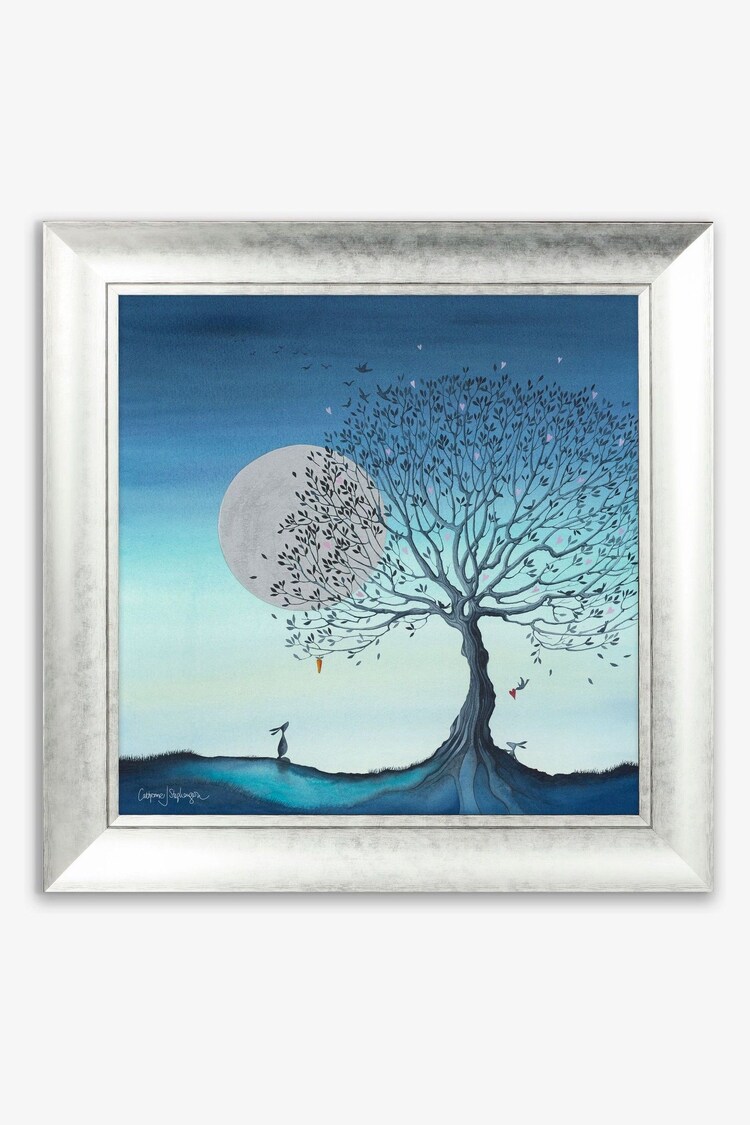 Buy Artko Silver Hope Moon I by Catherine J Stephenson Framed Art from ...