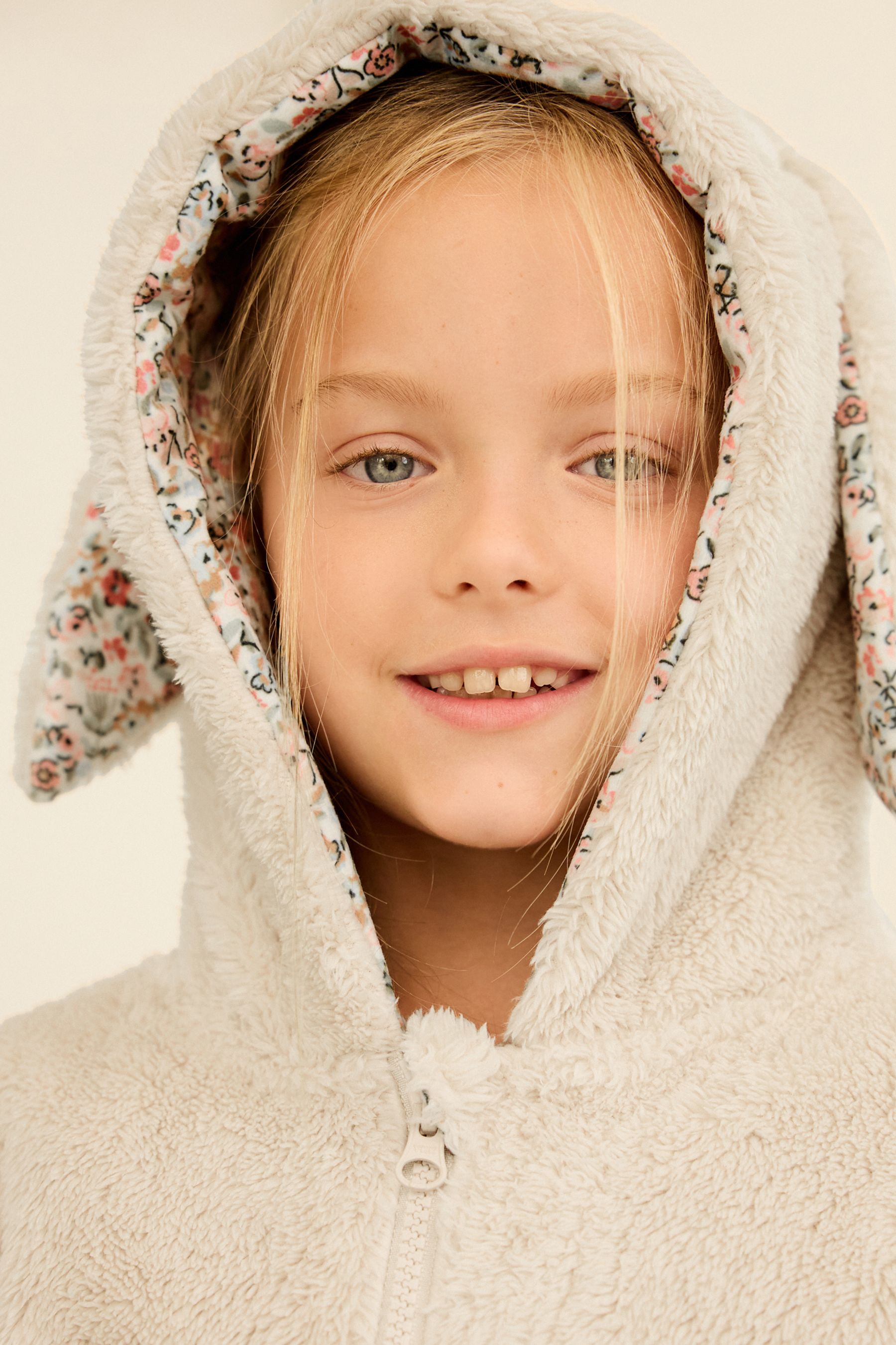 Buy Cream Bunny 3D Teddy Fleece Borg All-In-One (12mths-16yrs) from the ...