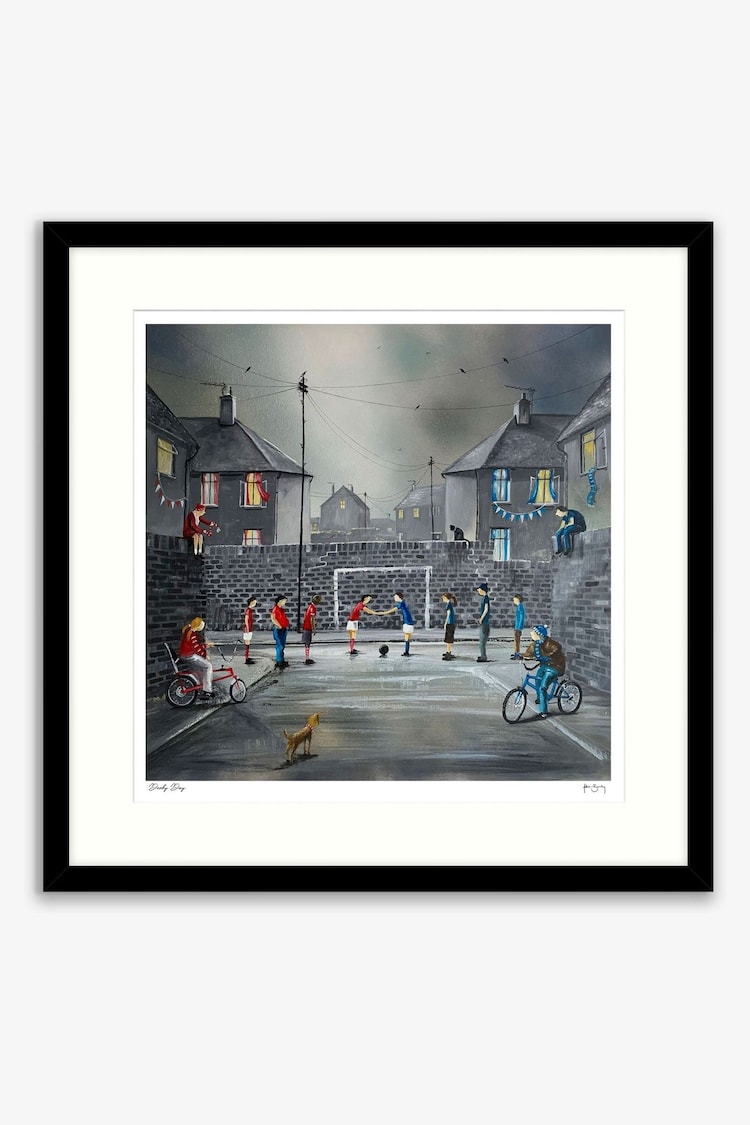 Buy Artko Black Derby Day by Adam Barsby Framed Art from the Next UK ...